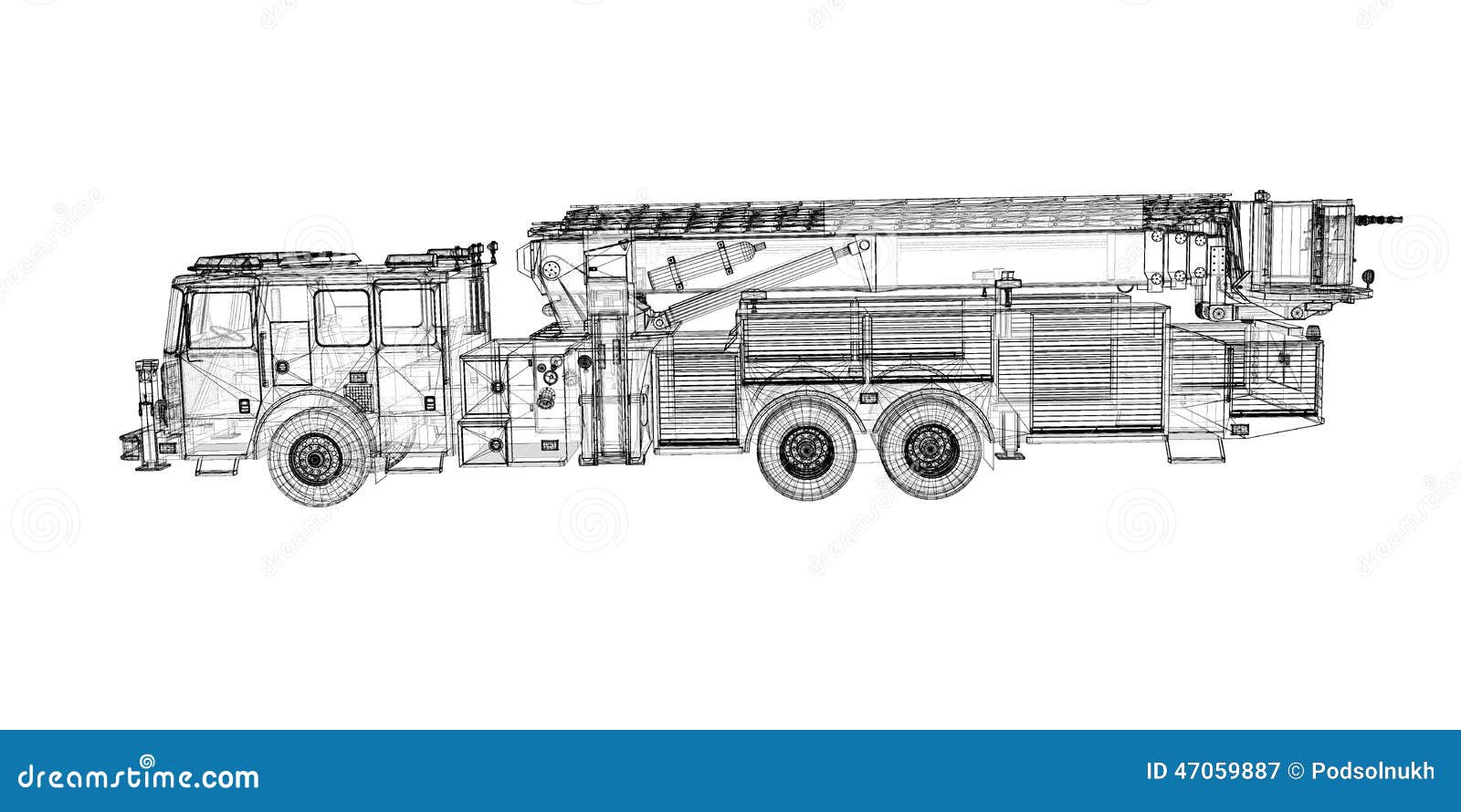 Fire Engine stock illustration. Illustration of backgrounds - 47059887