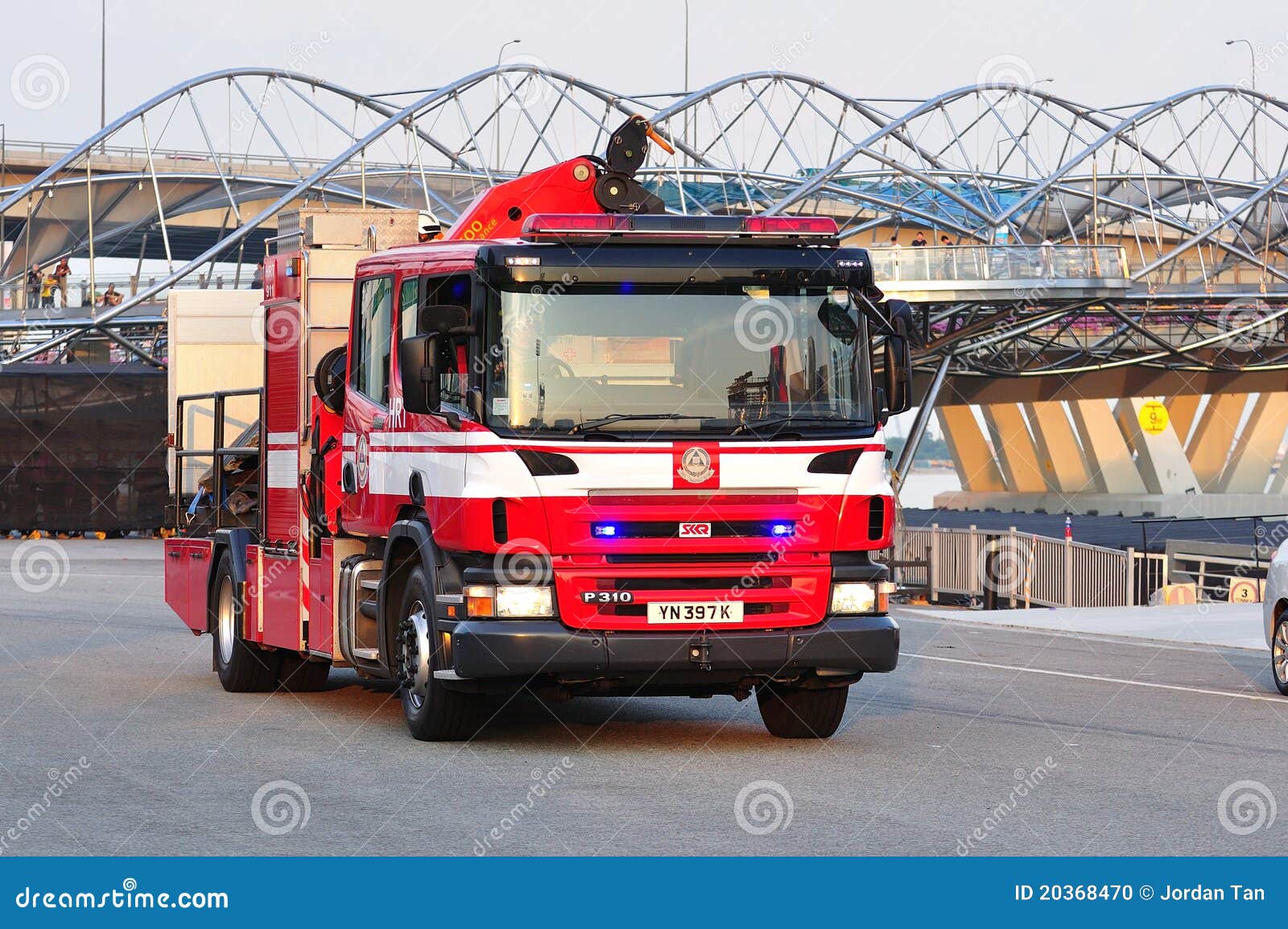 Fire engine at NDP 2011 editorial image. Image of department - 20368470