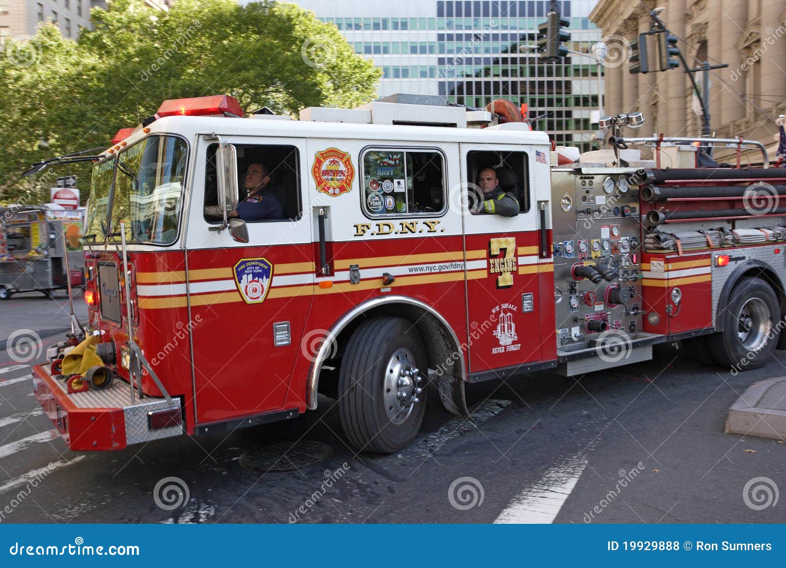 Fire Engine in New York editorial stock photo. Image of emergency ...