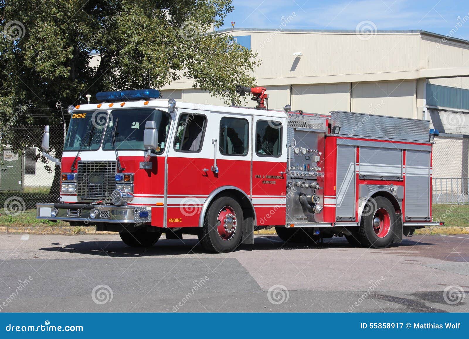 Fire Engine Royalty-Free Stock Photo | CartoonDealer.com #55858917