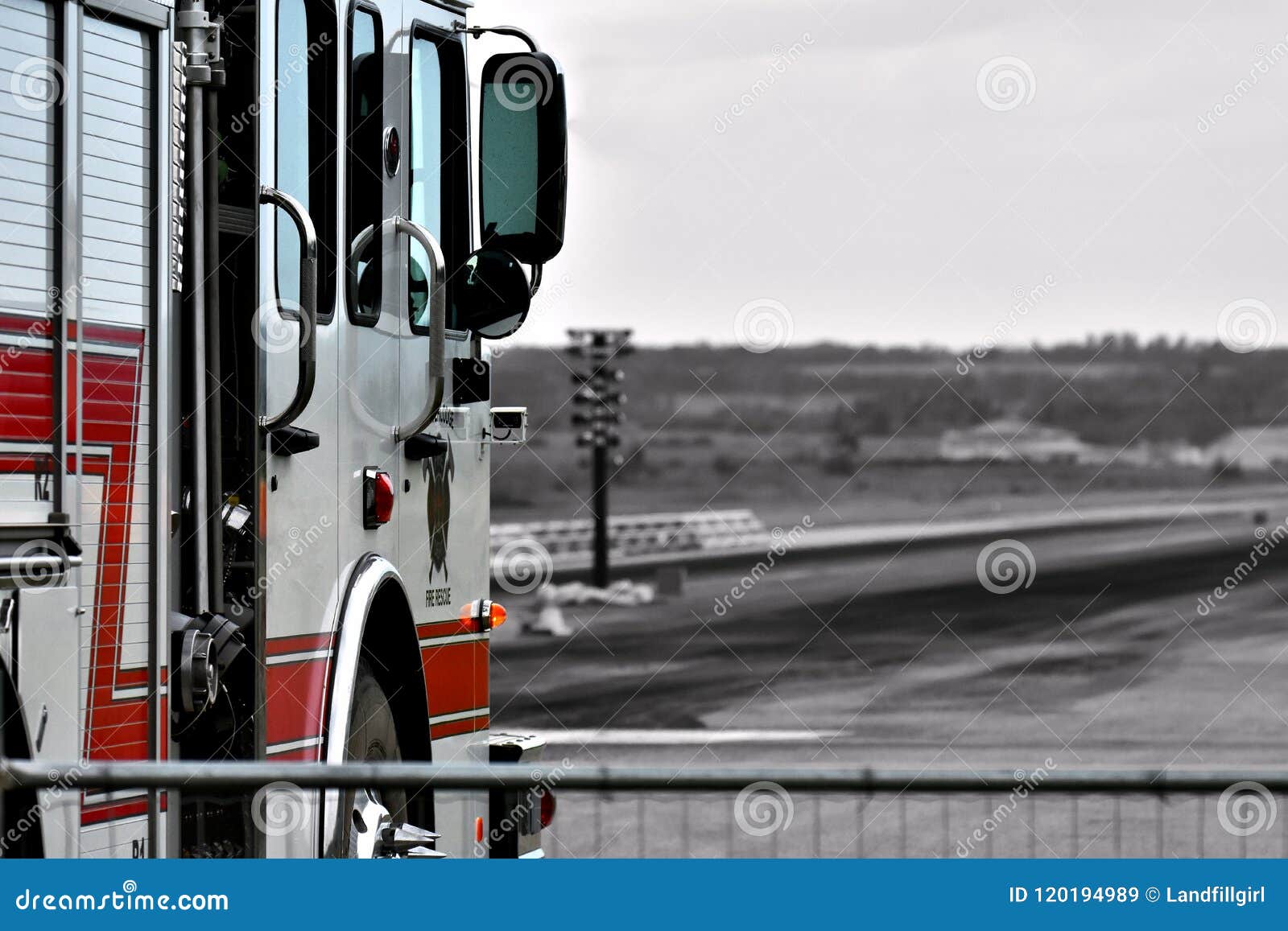 Fire Engine and Race Track stock image. Image of automobile - 120194989