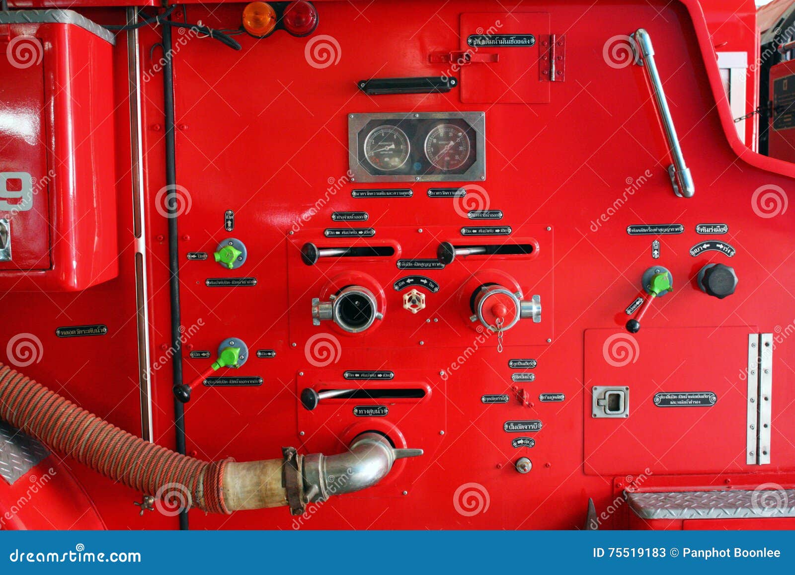 Fire engine stock image. Image of rescue, engine, control - 75519183