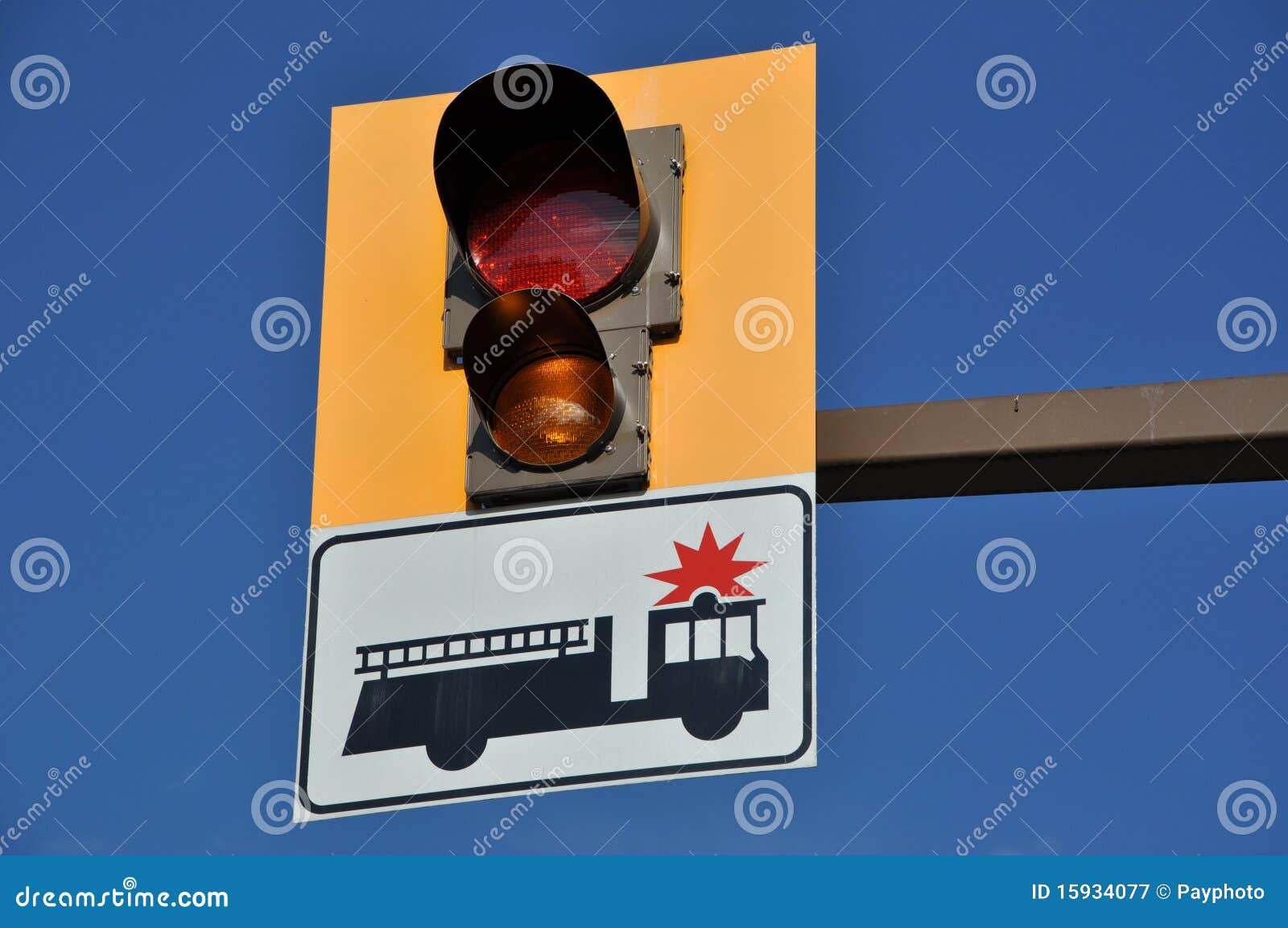 Fire engine sign and light stock image. Image of paramedic - 15934077