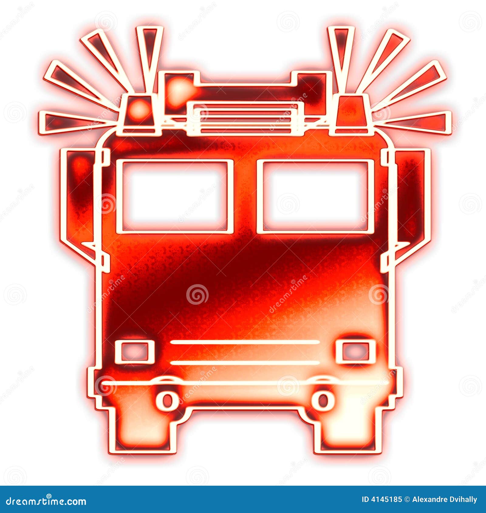 Fire Engine Vector Set. Emergency Truck Collection. | CartoonDealer.com ...