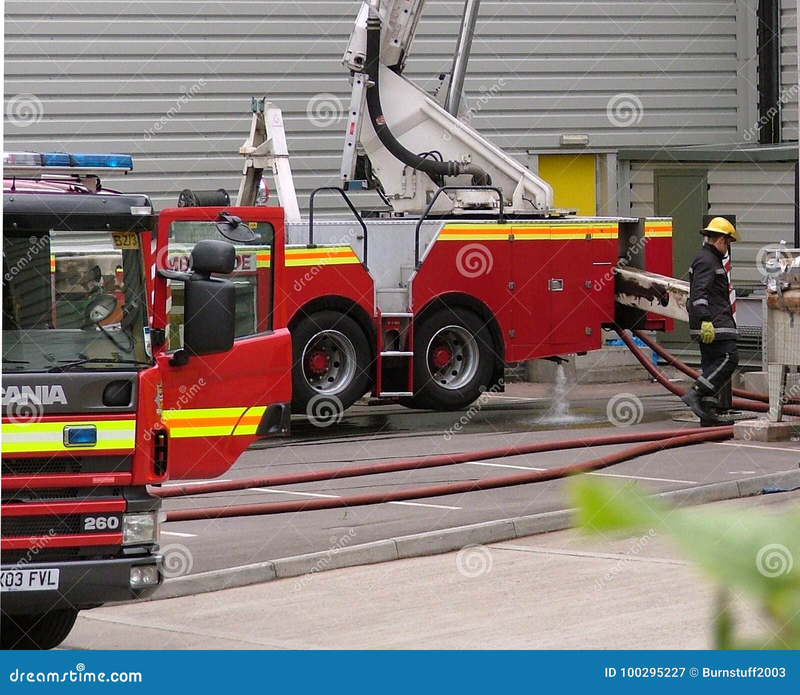 Fire engines editorial photography. Image of responder - 100295227
