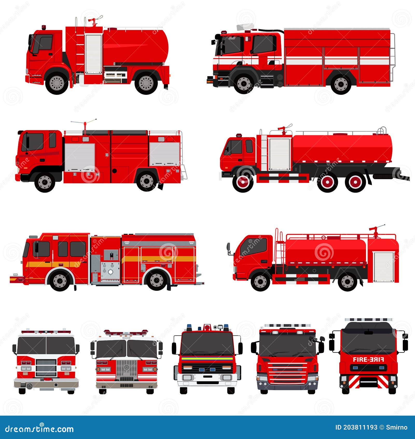 Fire Pumper. Vector Illustration | CartoonDealer.com #30510718