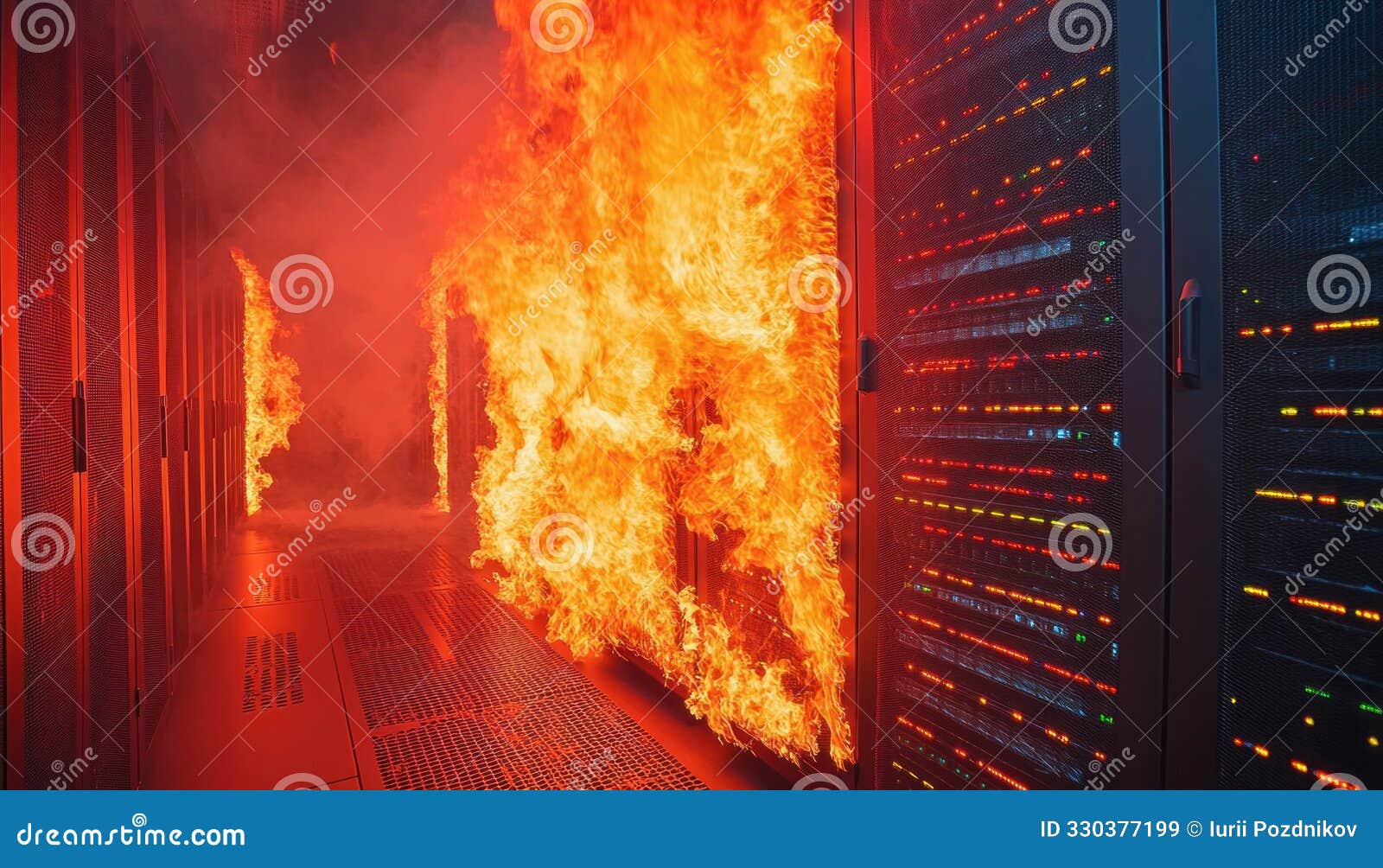 Fire Engulfing Server Racks in Datacenter: a Disaster for Business ...
