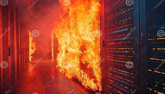 Fire Engulfing Server Racks in Datacenter: a Disaster for Business ...