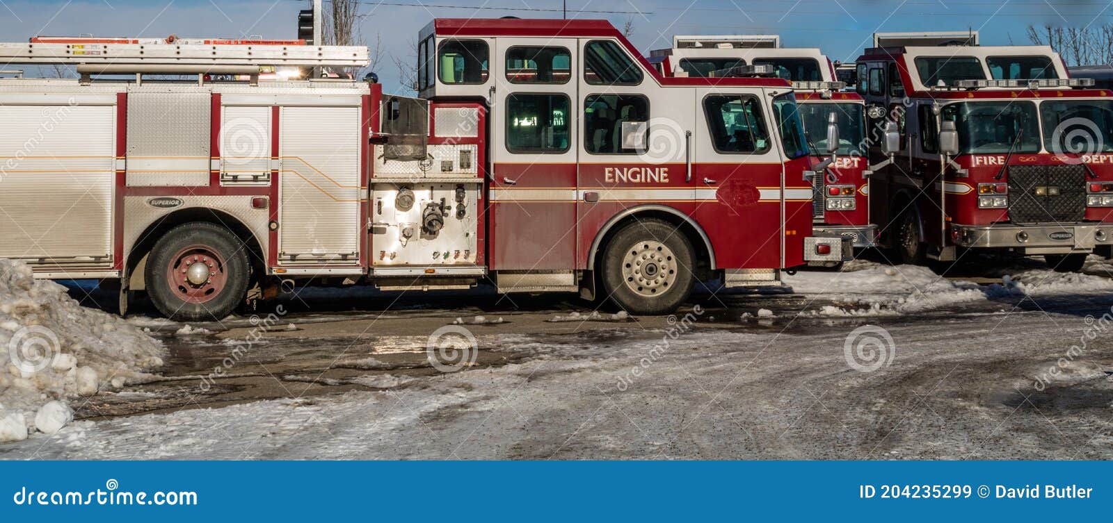 Fire Equipment and Trucks. City of Calgary Alberta Canada Editorial ...
