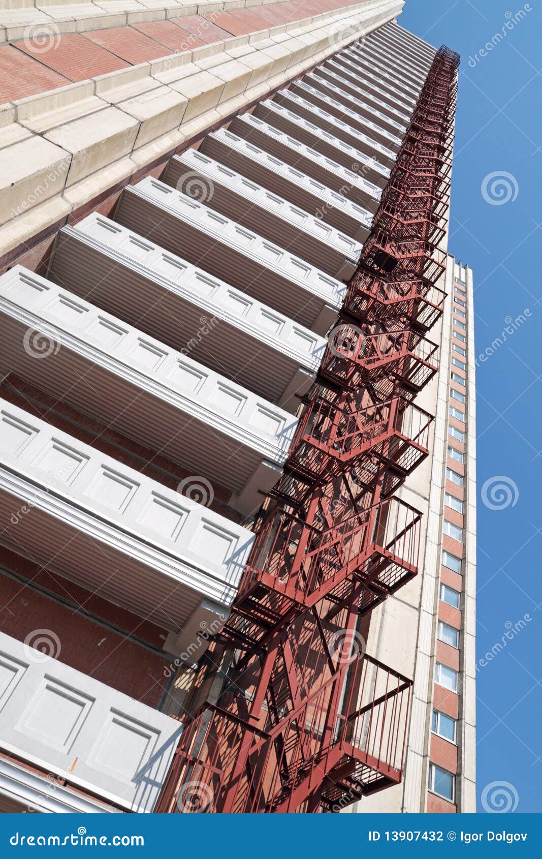 Fire-escape stock photo. Image of mount, salvation, fire - 13907432
