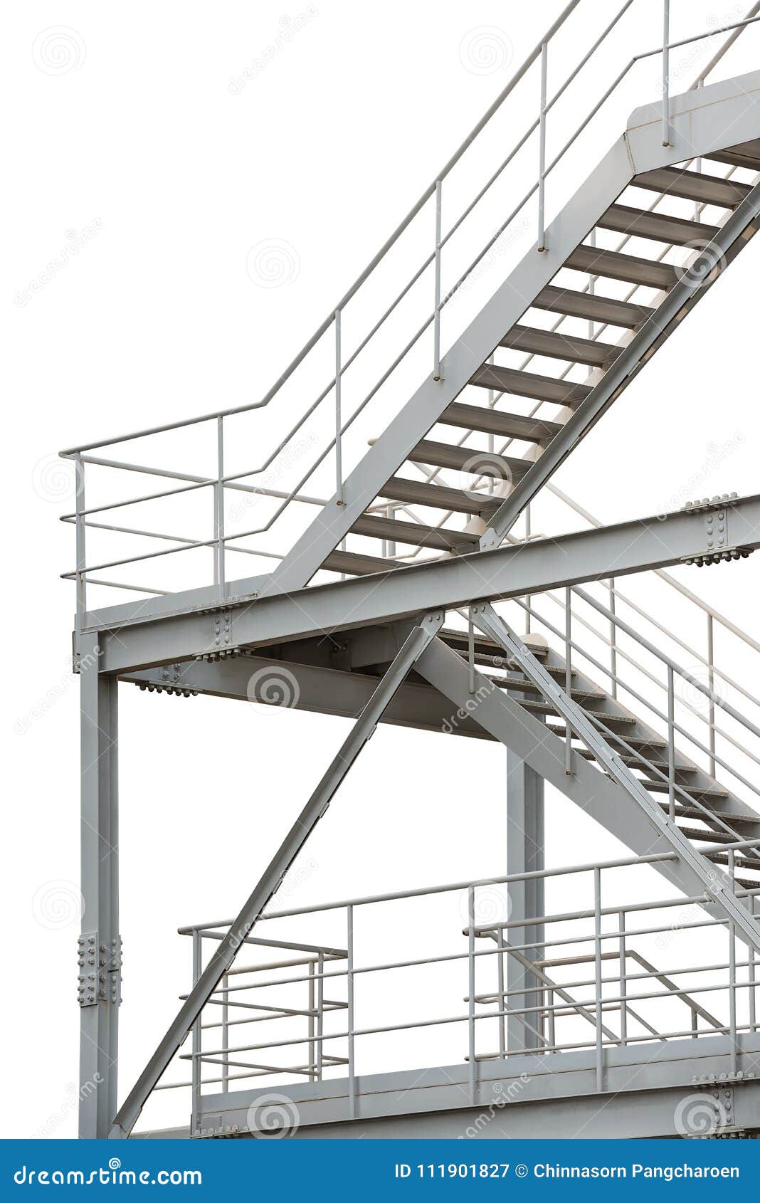 Fire escape isolated stock image. Image of urban, city - 111901827