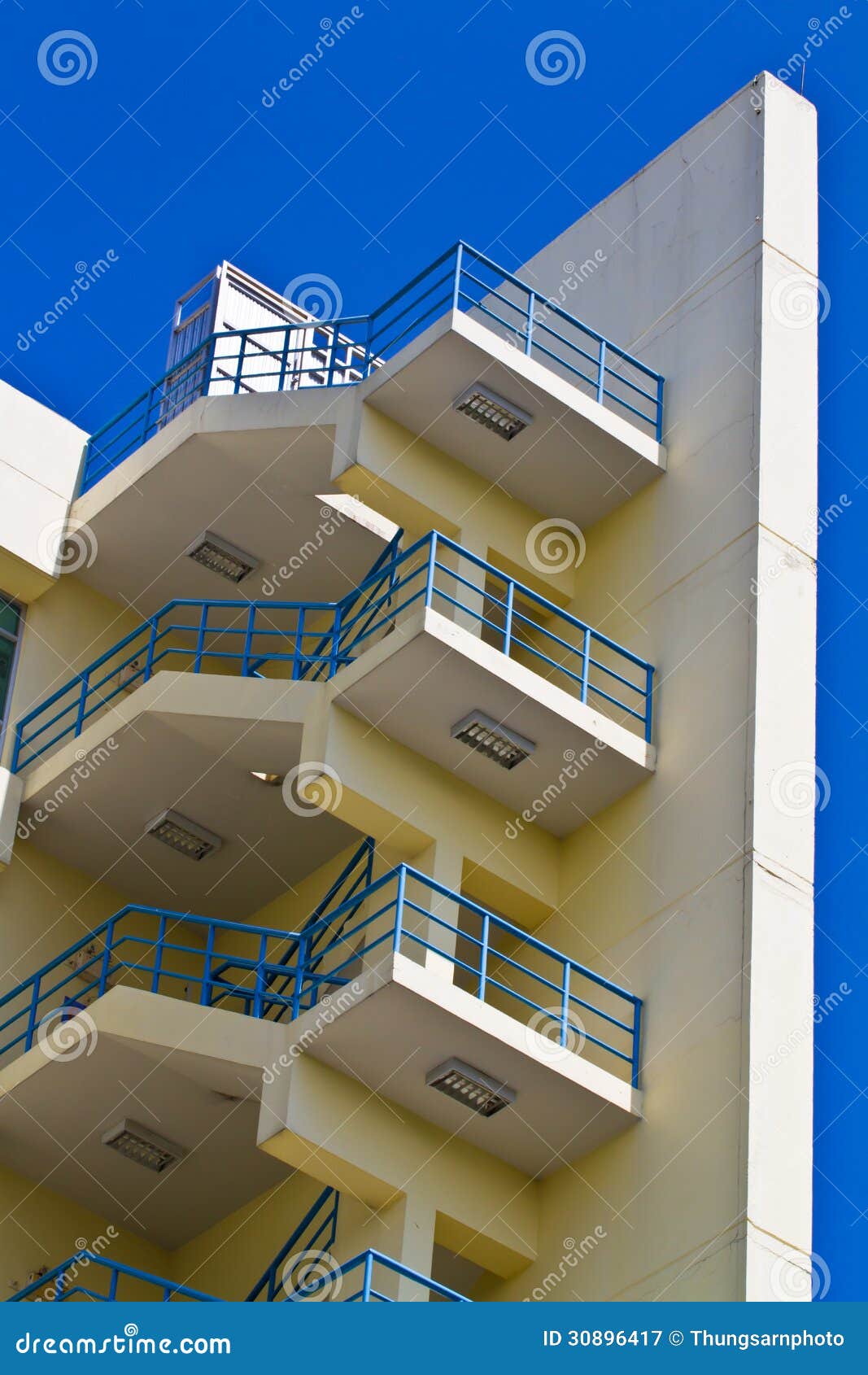 Fire escape stock image. Image of exit, design, fire - 30896417
