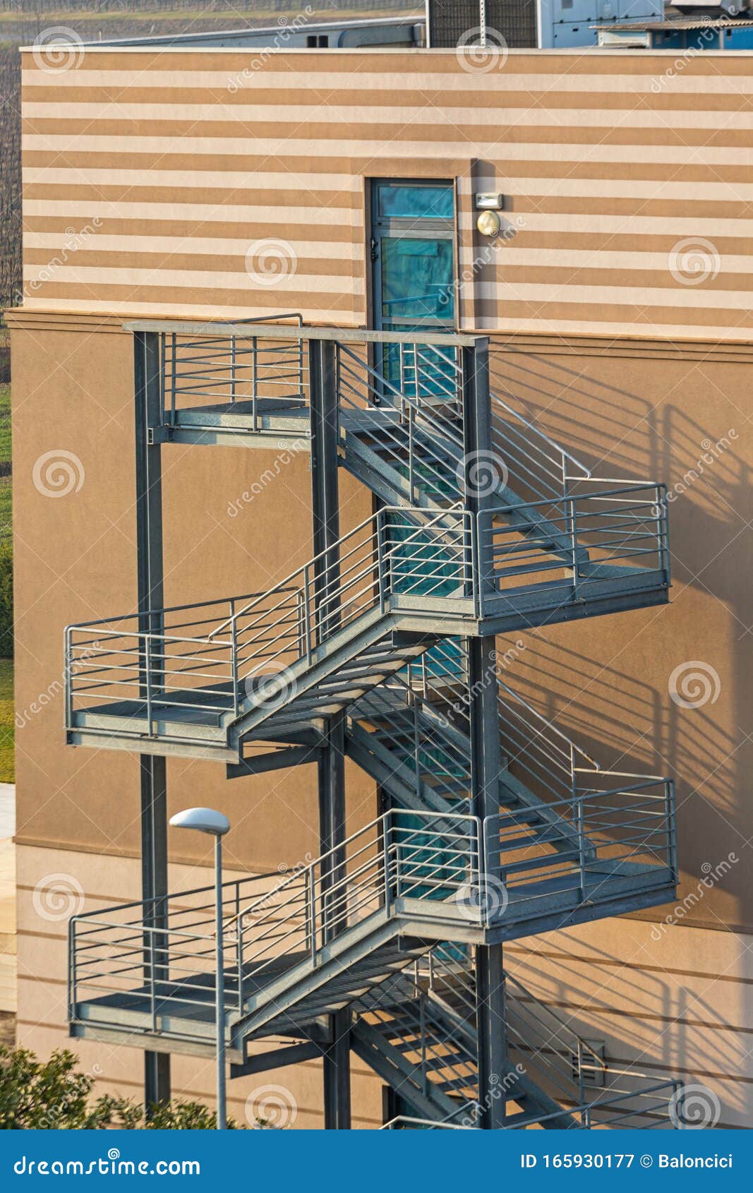 Fire Escape Staircase stock image. Image of outside - 165930177 Fire Escape Staircase stock image. Image of outside - 165930177