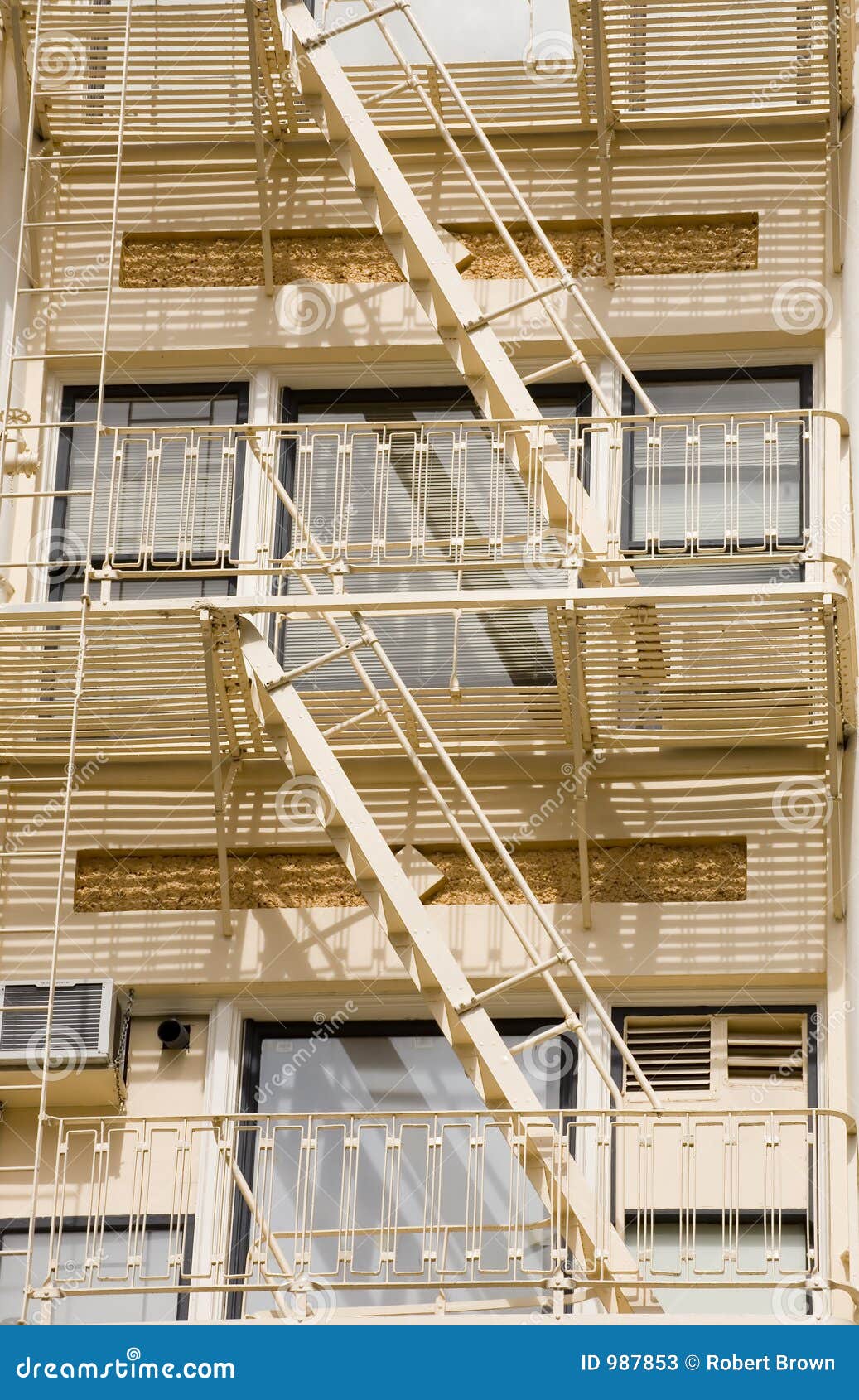 Fire escape stairs stock image. Image of escape, climb - 987853