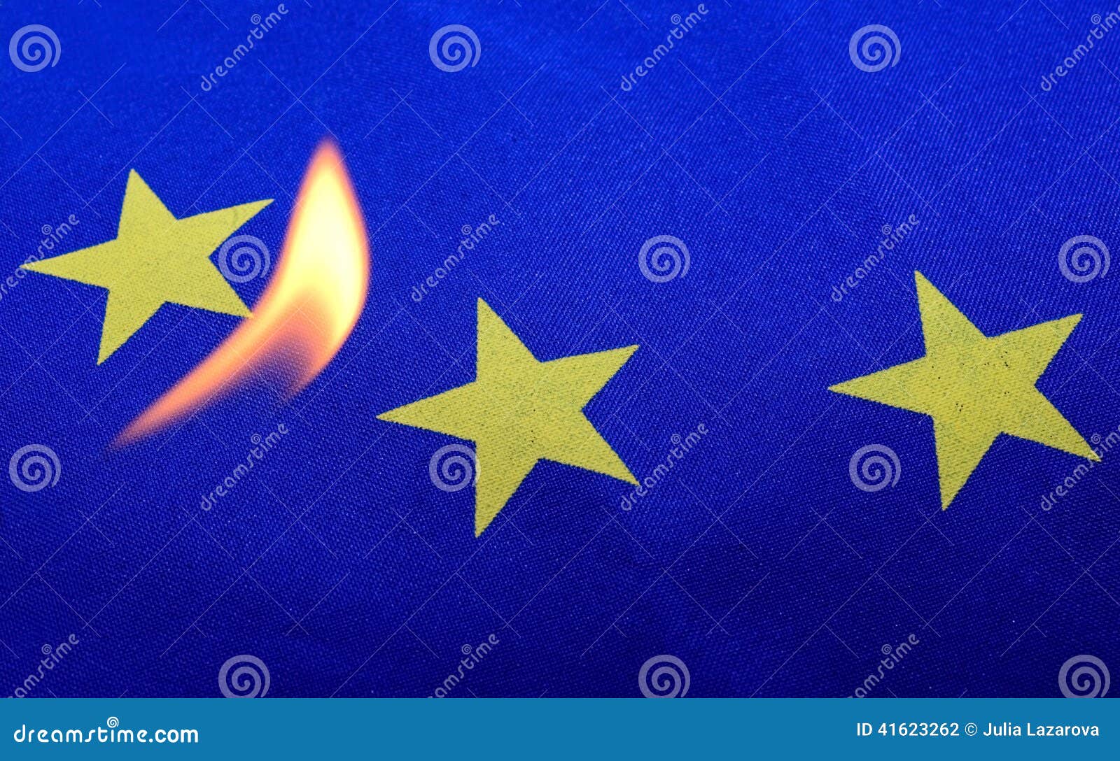 Fire euro flag stock photo. Image of symbol, european - 41623262