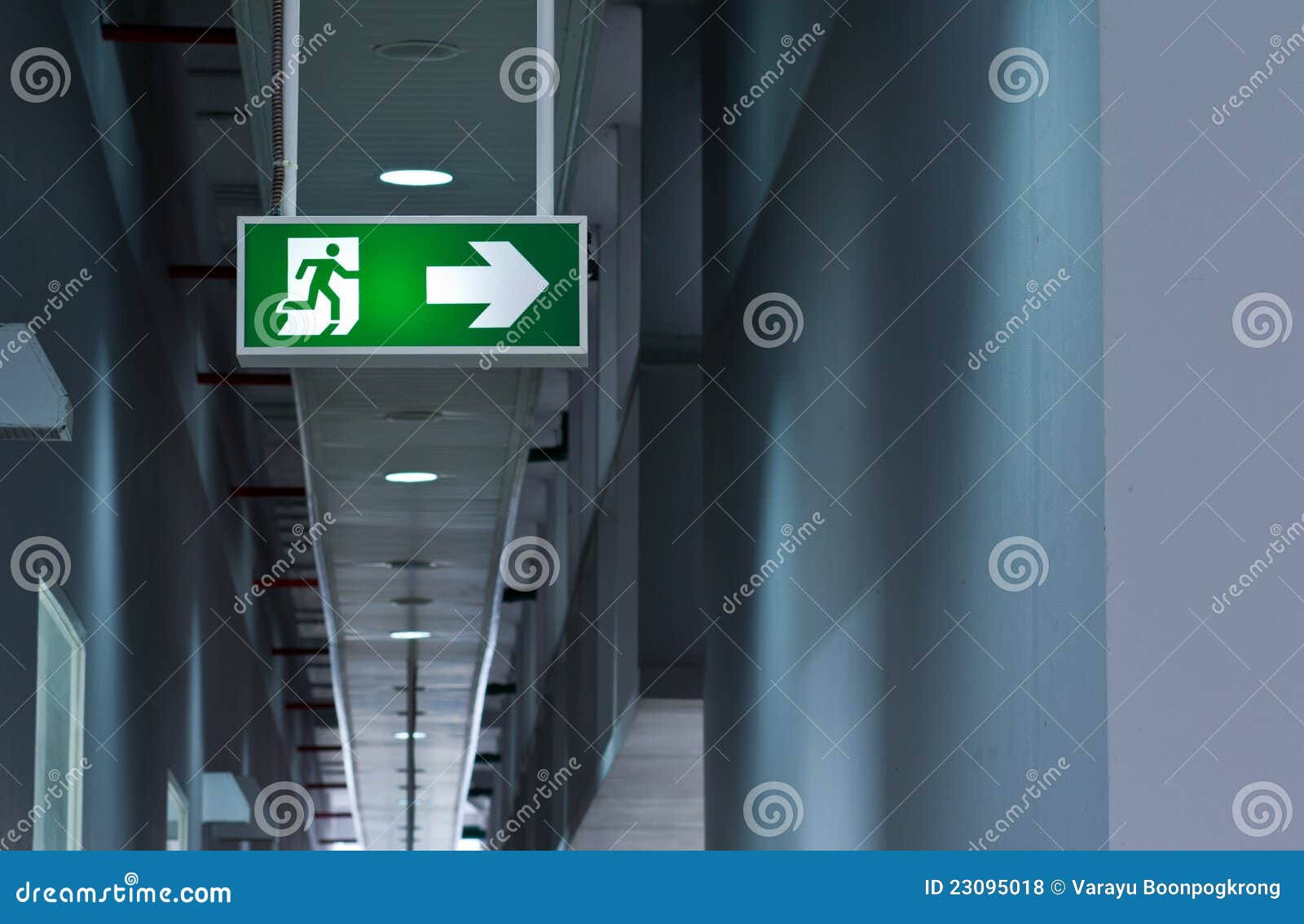 Fire exit stock photo. Image of sign, urgency, running - 23095018