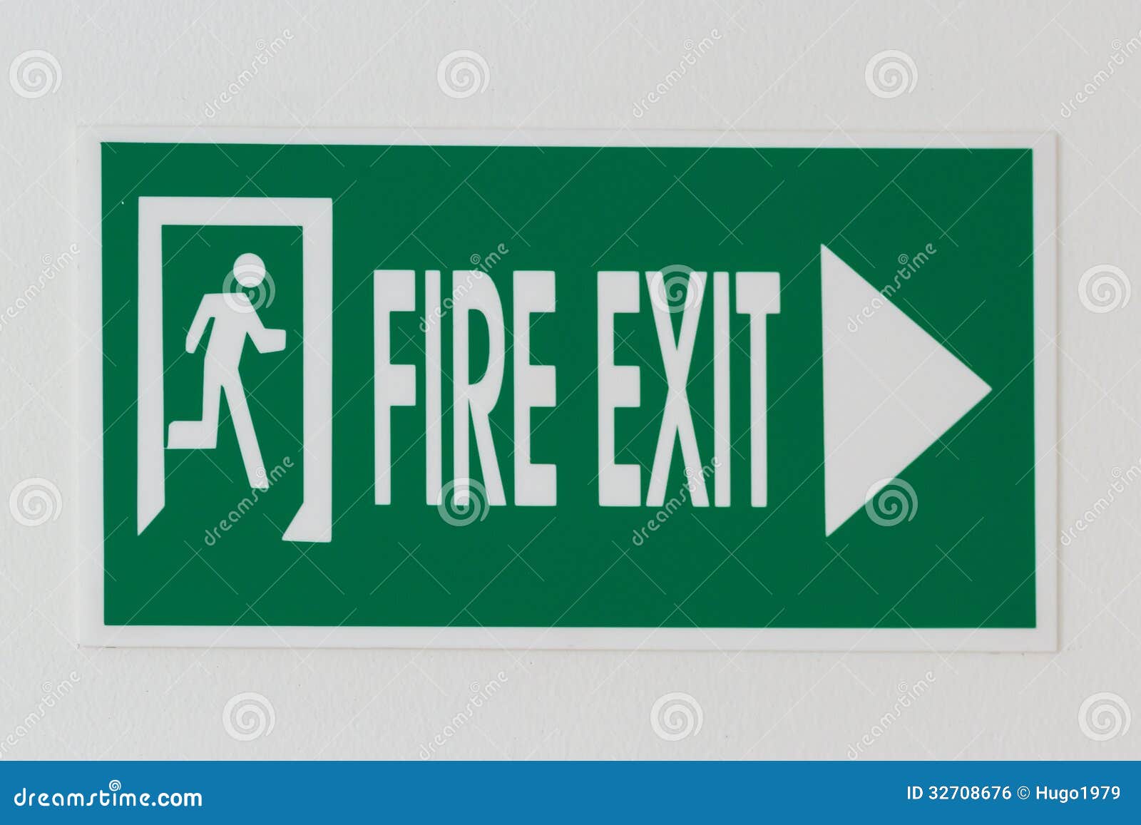 Fire exit stock illustration. Illustration of evacuation - 32708676