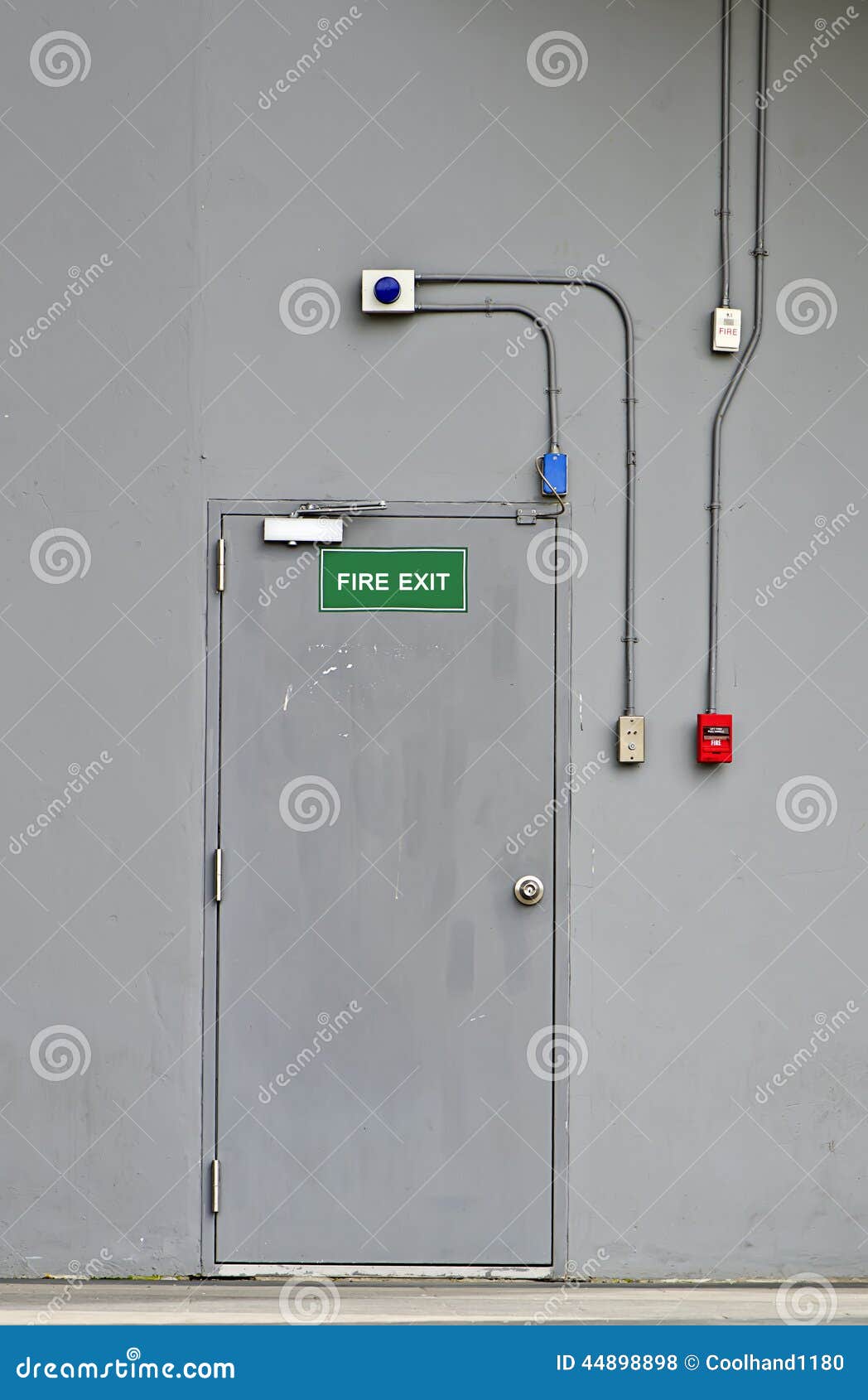 Fire exit door stock photo. Image of exit, equipment - 44898898