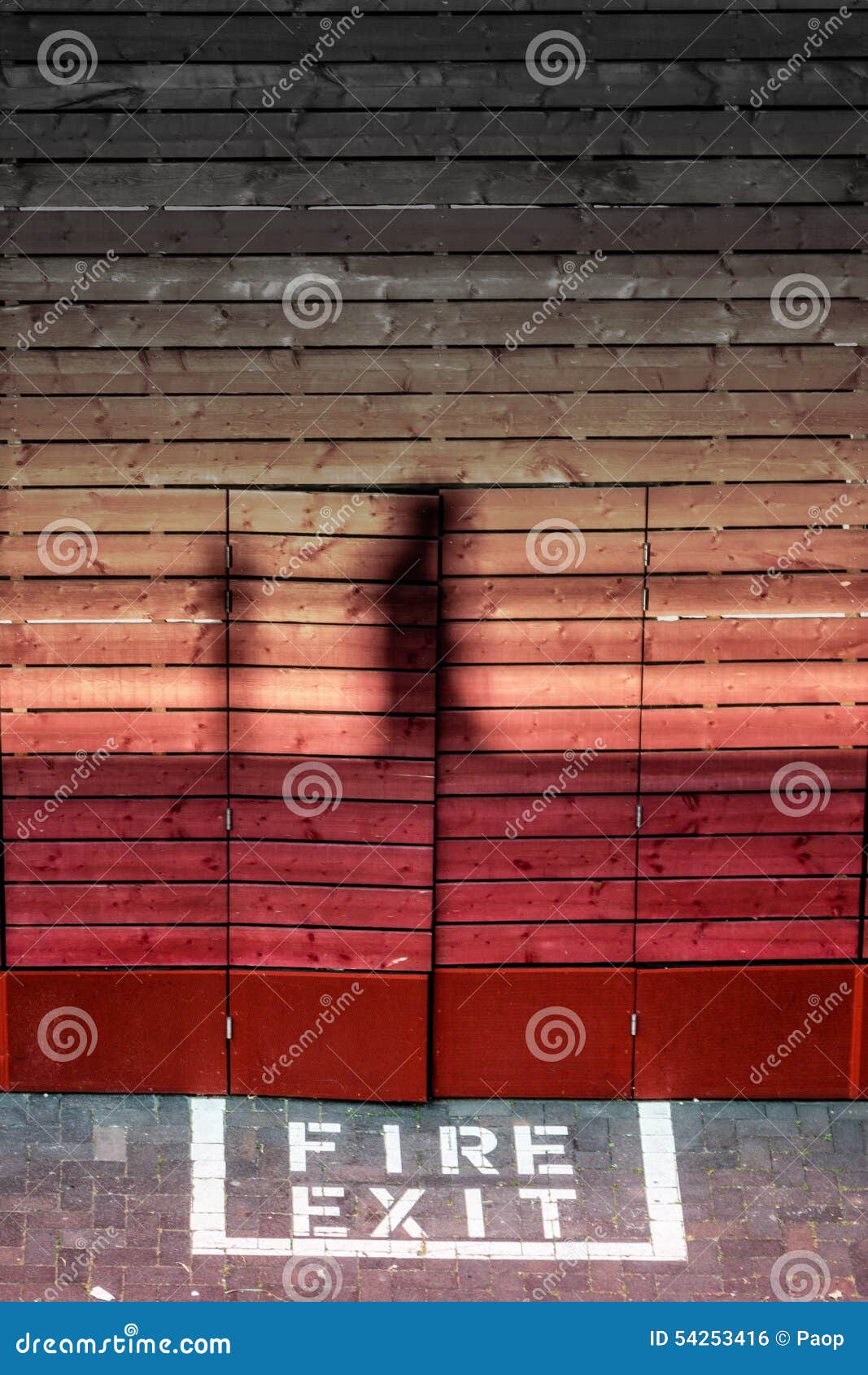 Fire Exit stock photo. Image of outdoor, escape, external - 54253416