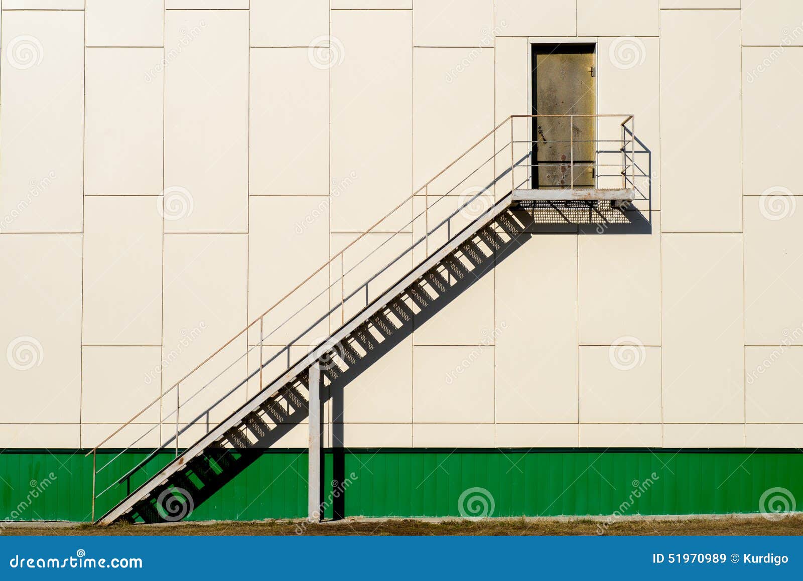 Fire exit stock image. Image of building, lines, fire - 51970989