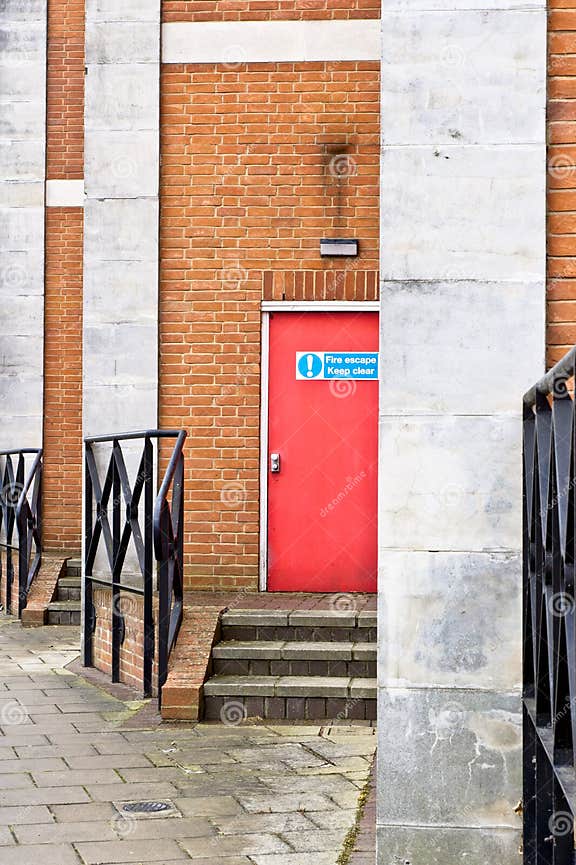 Fire exit stock image. Image of open, steps, factory - 61320535