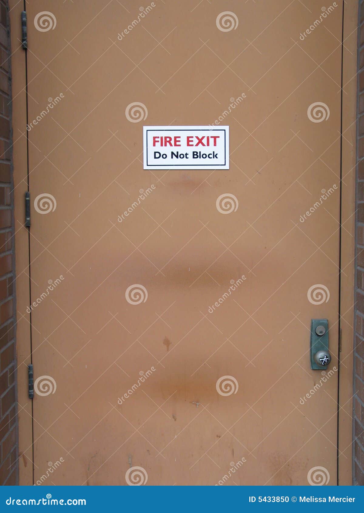 Fire exit sign stock photo. Image of brown, door, building - 5433850