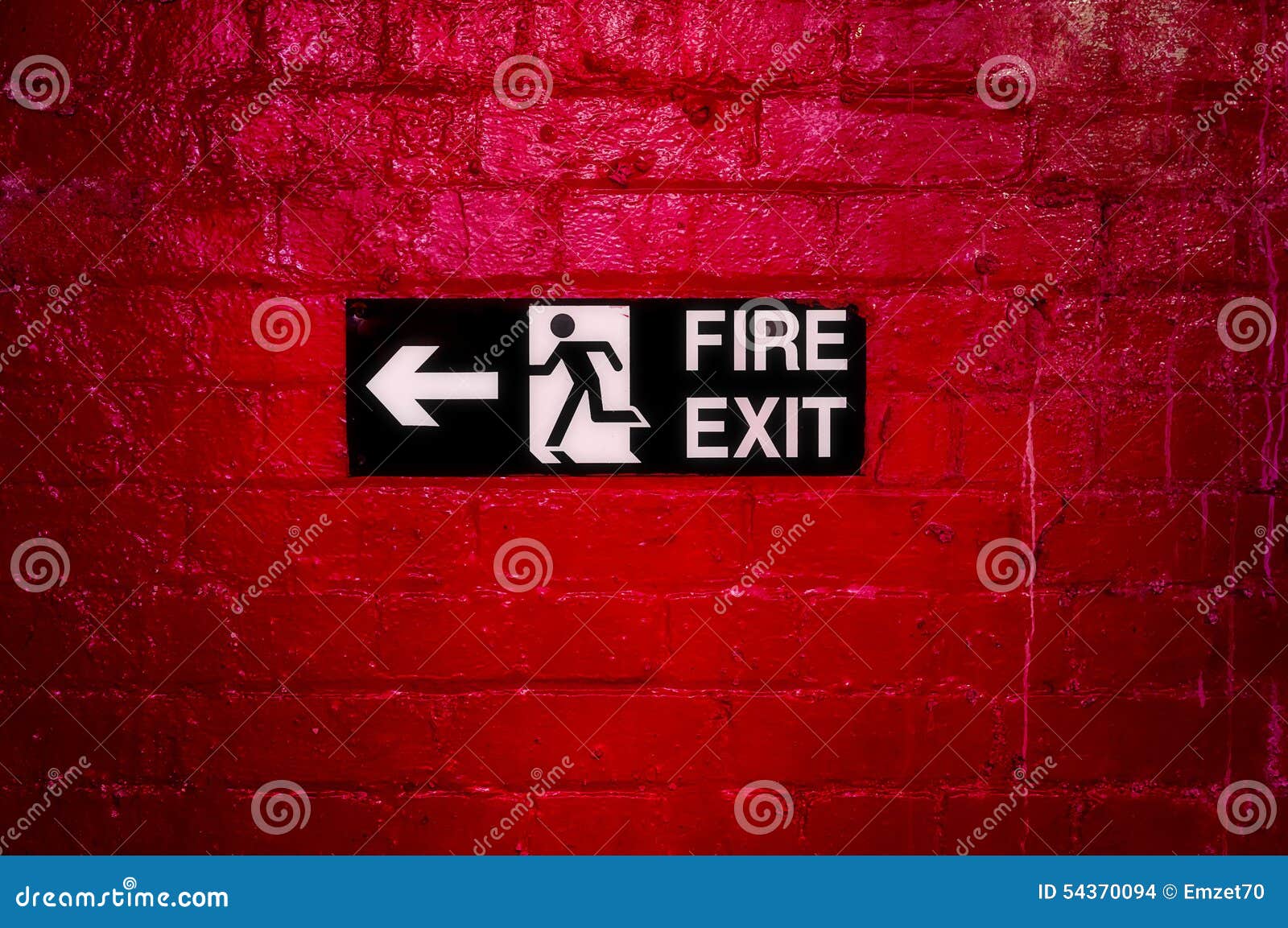 Fire exit. stock photo. Image of footpath, danger, help - 54370094