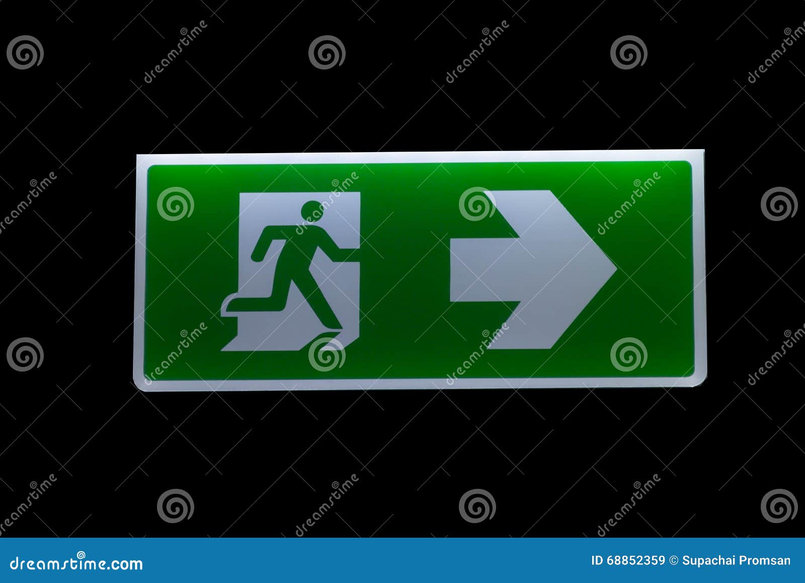 Fire Exit Signs stock image. Image of symbol, safety - 68852359