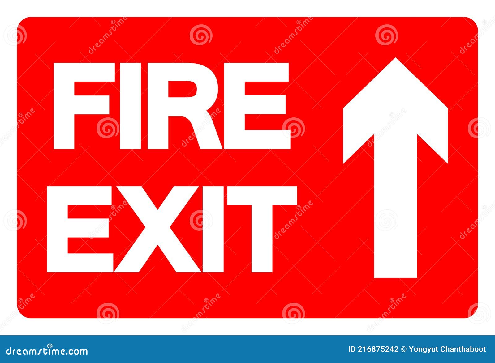 Fire Exit Symbol Sign, Vector Illustration, Isolate on White Background ...