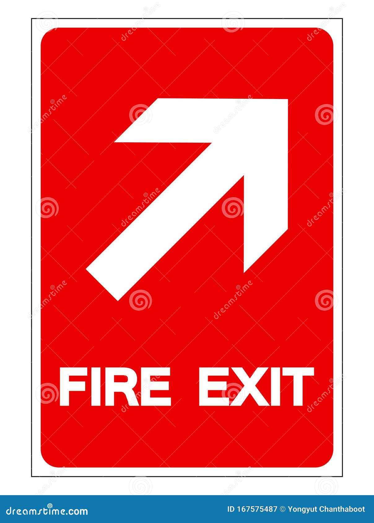Fire Exit Symbol Sign, Vector Illustration, Isolate on White Background ...