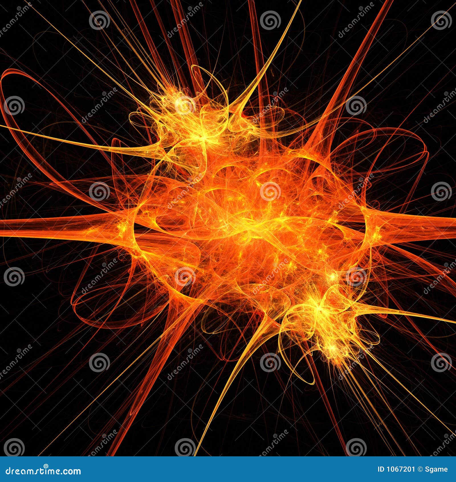 Fire Explosion For Intro, Elements For Design, On Black Background ...