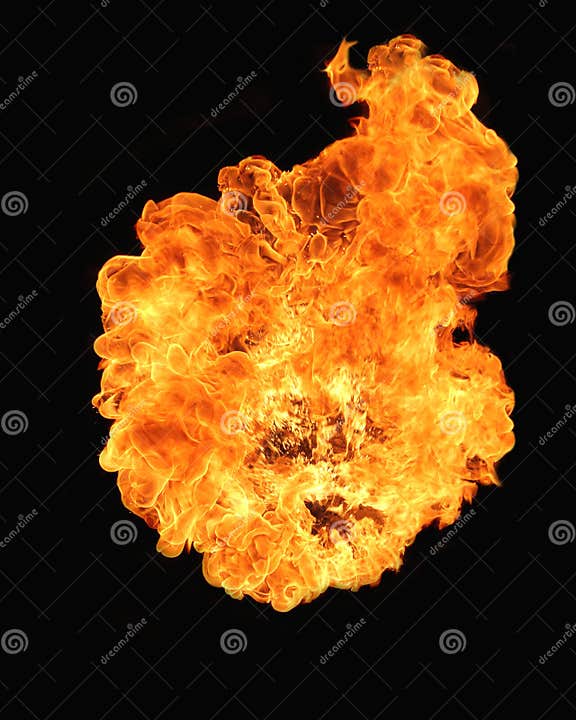 Fire explosion stock image. Image of explosion, isolated - 16191471
