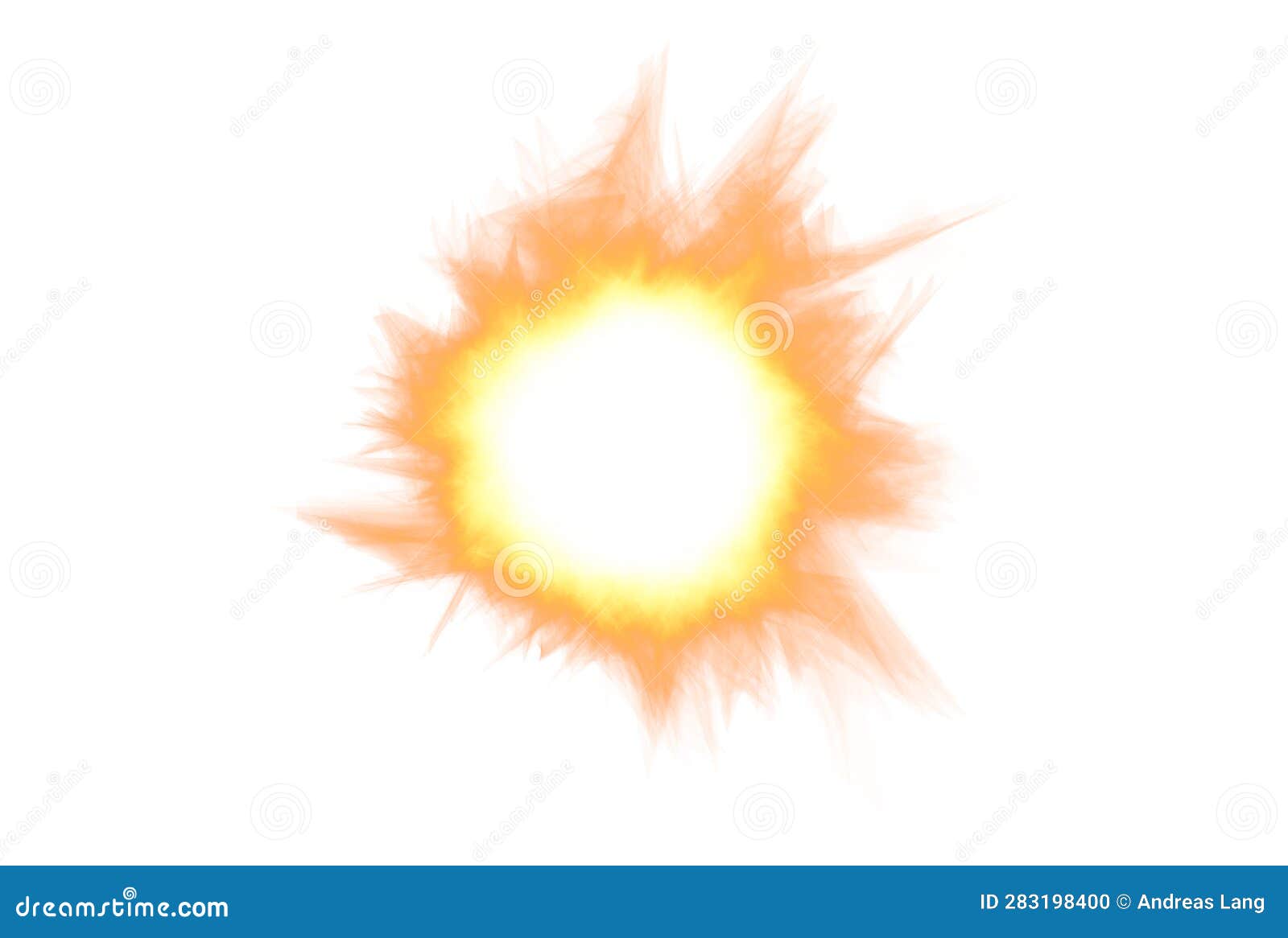 Fire Explosion Art Powerful Flame Energy Artwork Stock Illustration ...