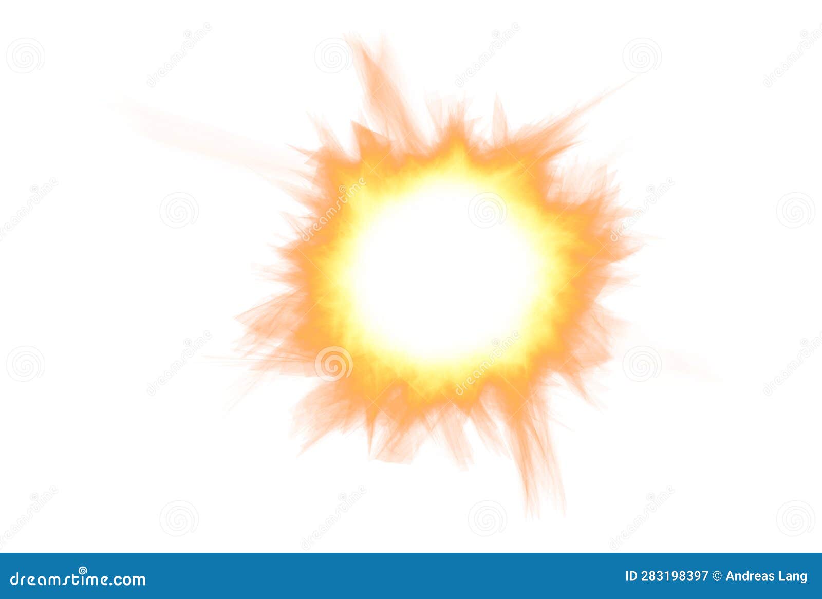 Fire Explosion Art Powerful Flame Energy Artwork Stock Illustration ...