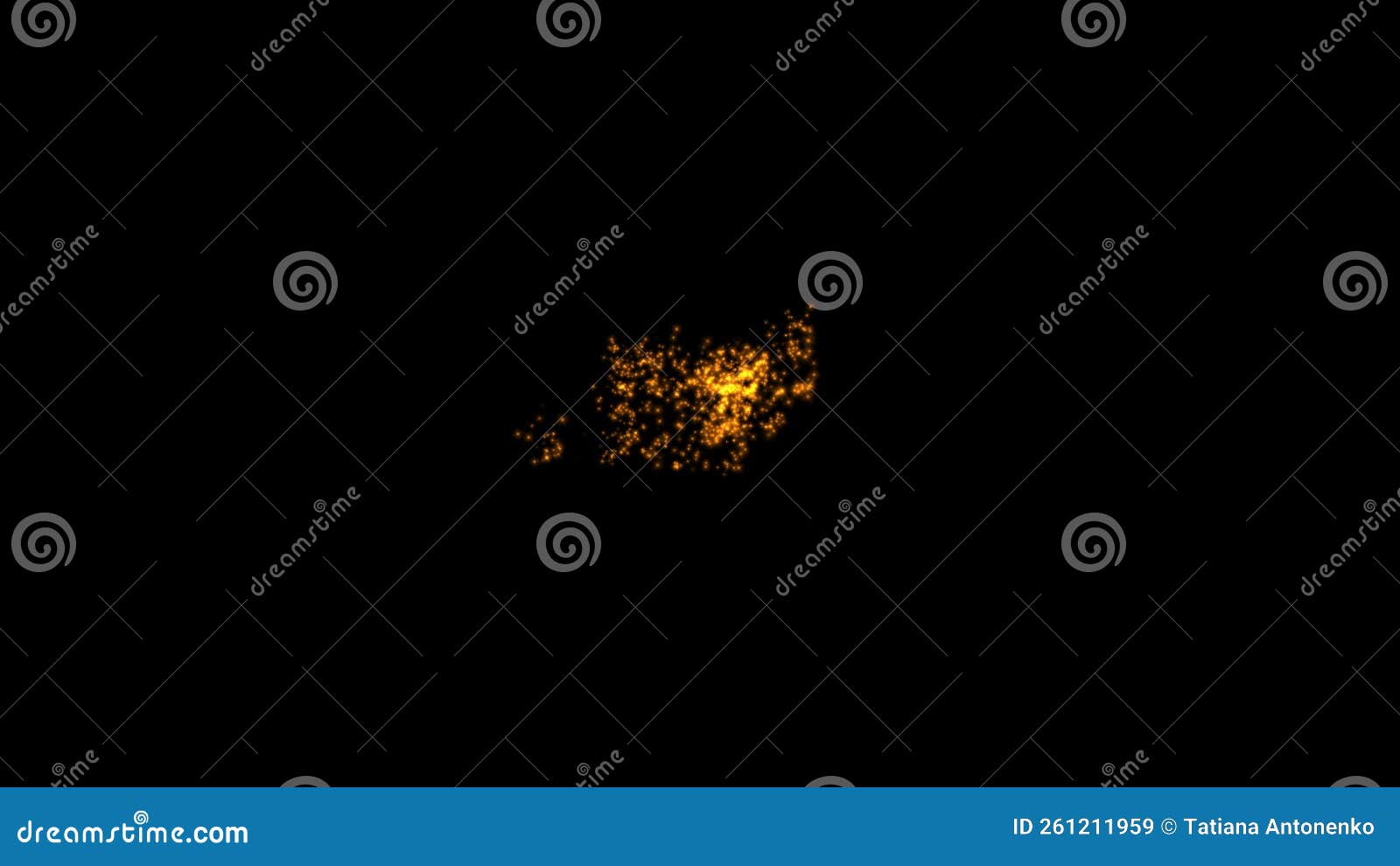 Fire Explosion For Intro, Elements For Design, On Black Background ...