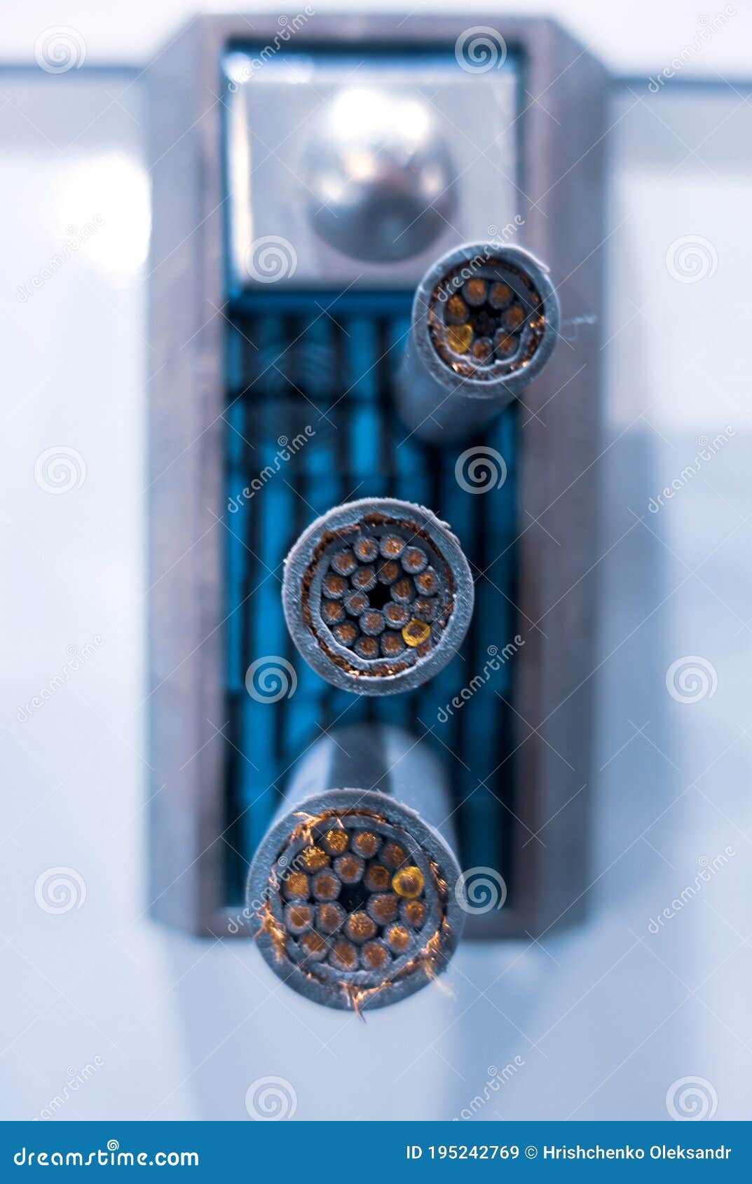 Fire and Explosion Proof Cable and Pipe Entry Stock Image - Image of ...