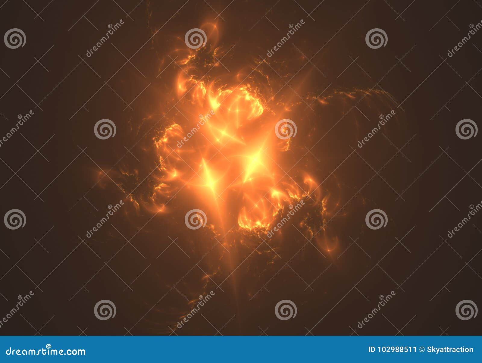 Fire Explosion Sparky Abstract Background Stock Illustration ...