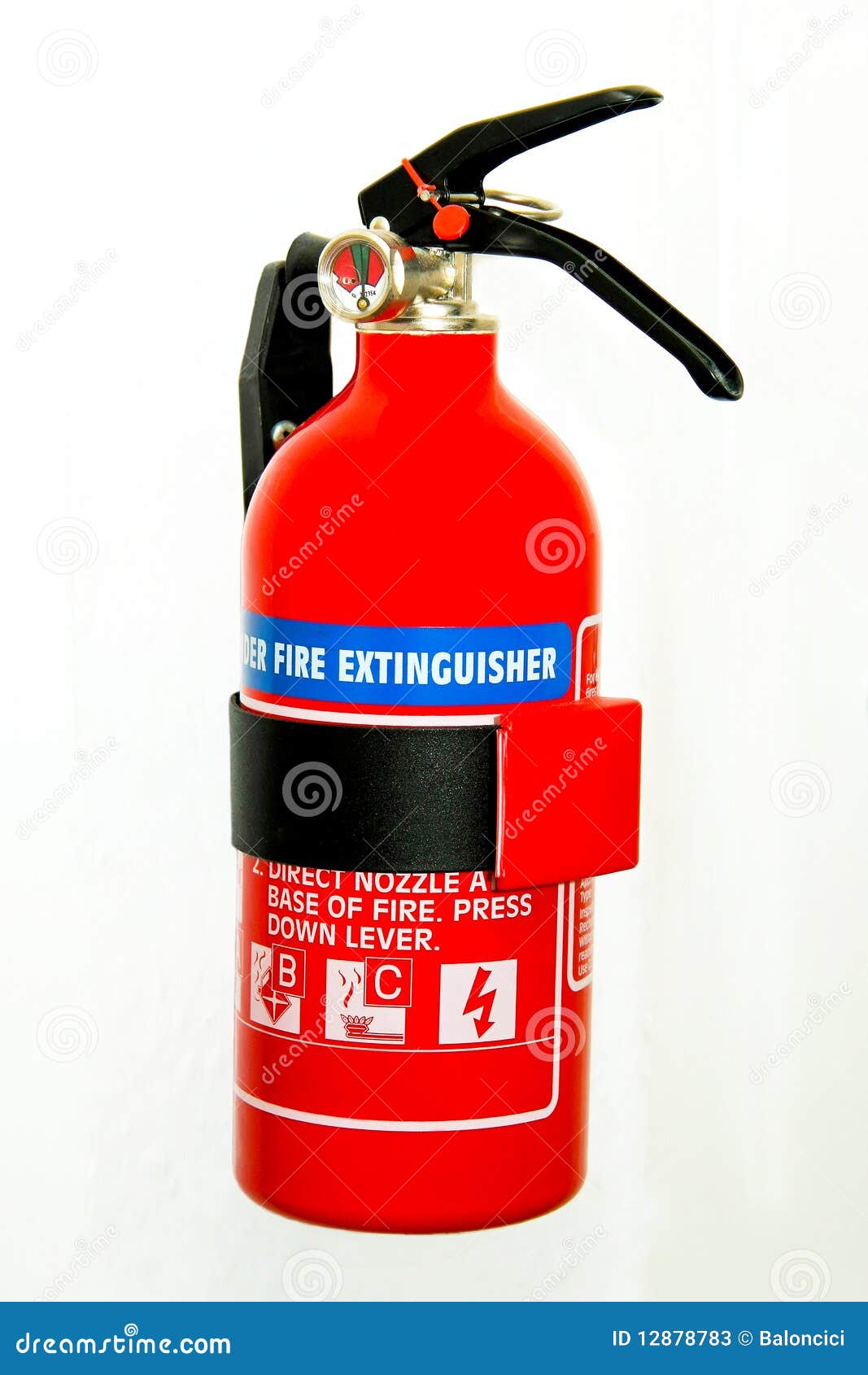 Fire extinguisher stock image. Image of hanging, extinguisher - 12878783