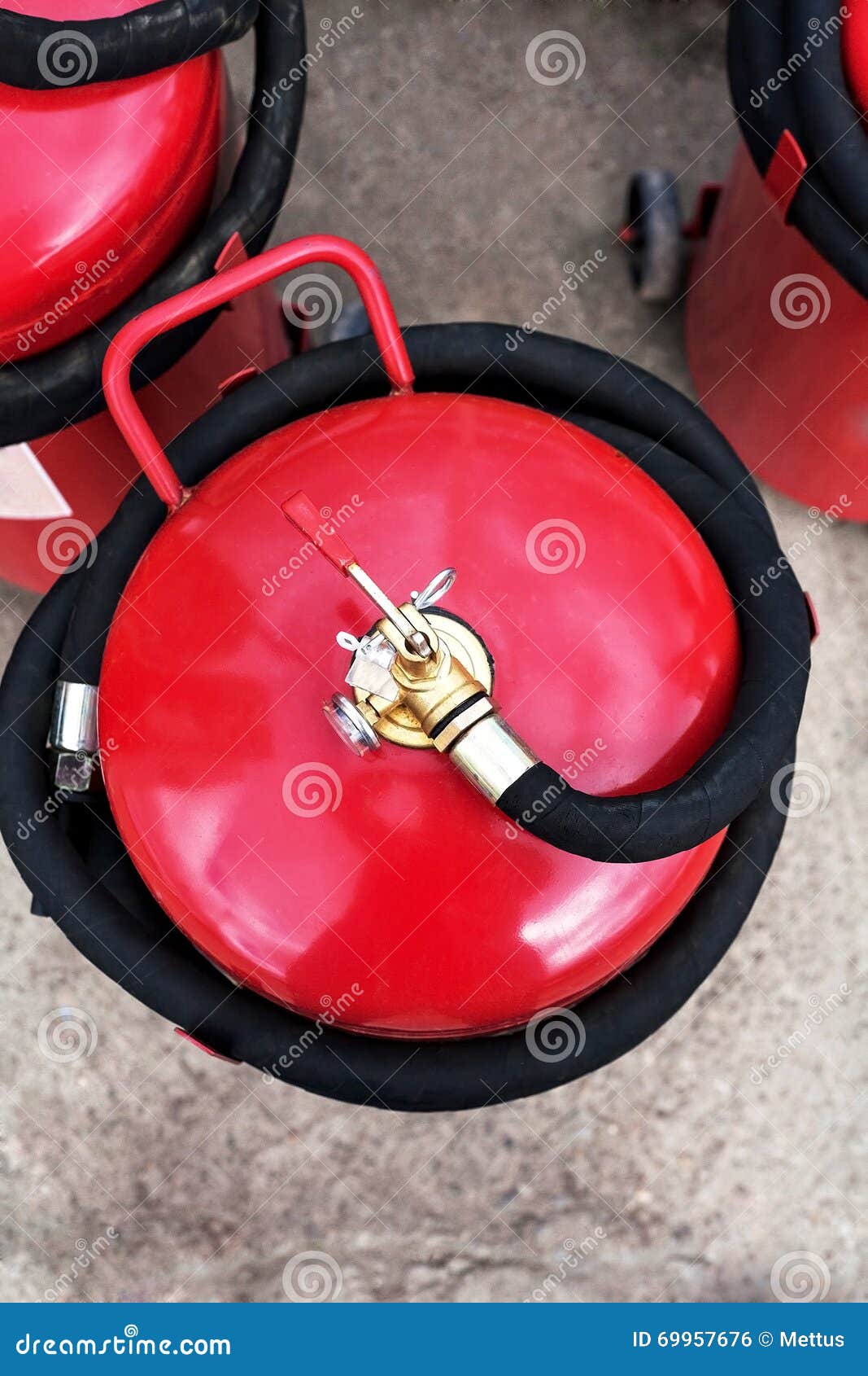 Fire Extinguisher from Above Stock Photo - Image of emergency ...
