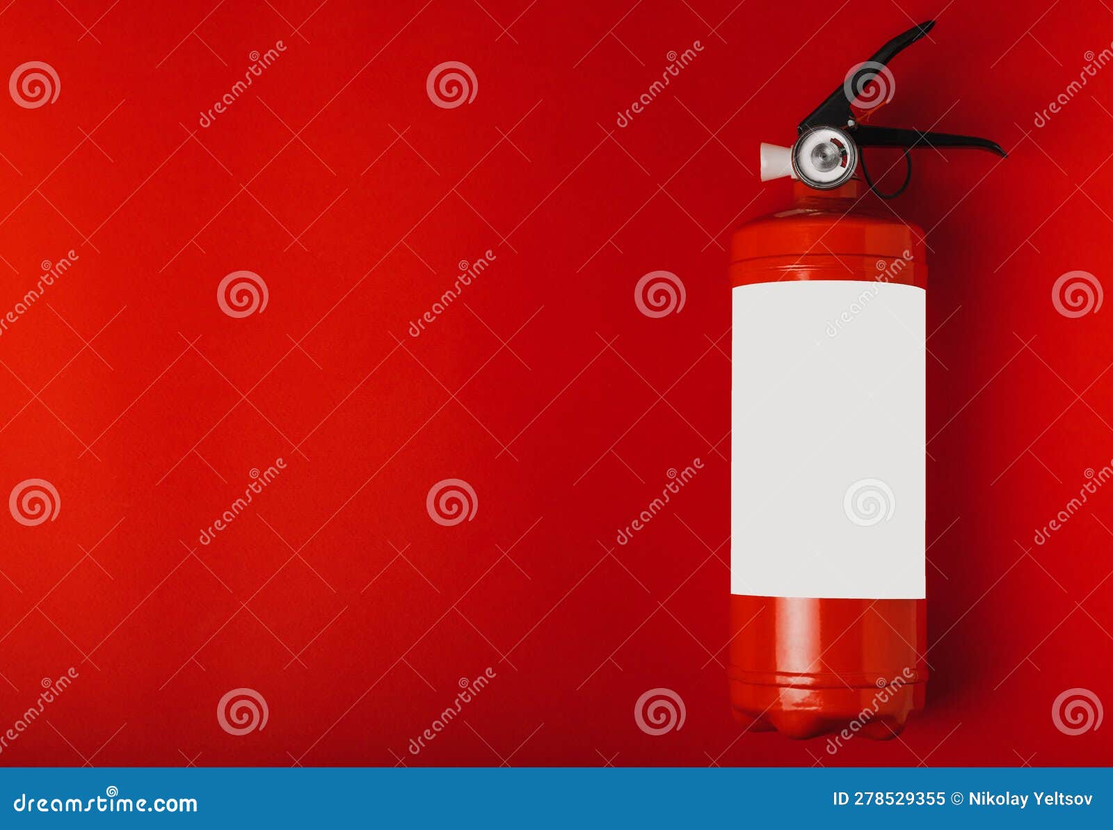Fire Extinguisher on Background. Stock Image - Image of industrial ...