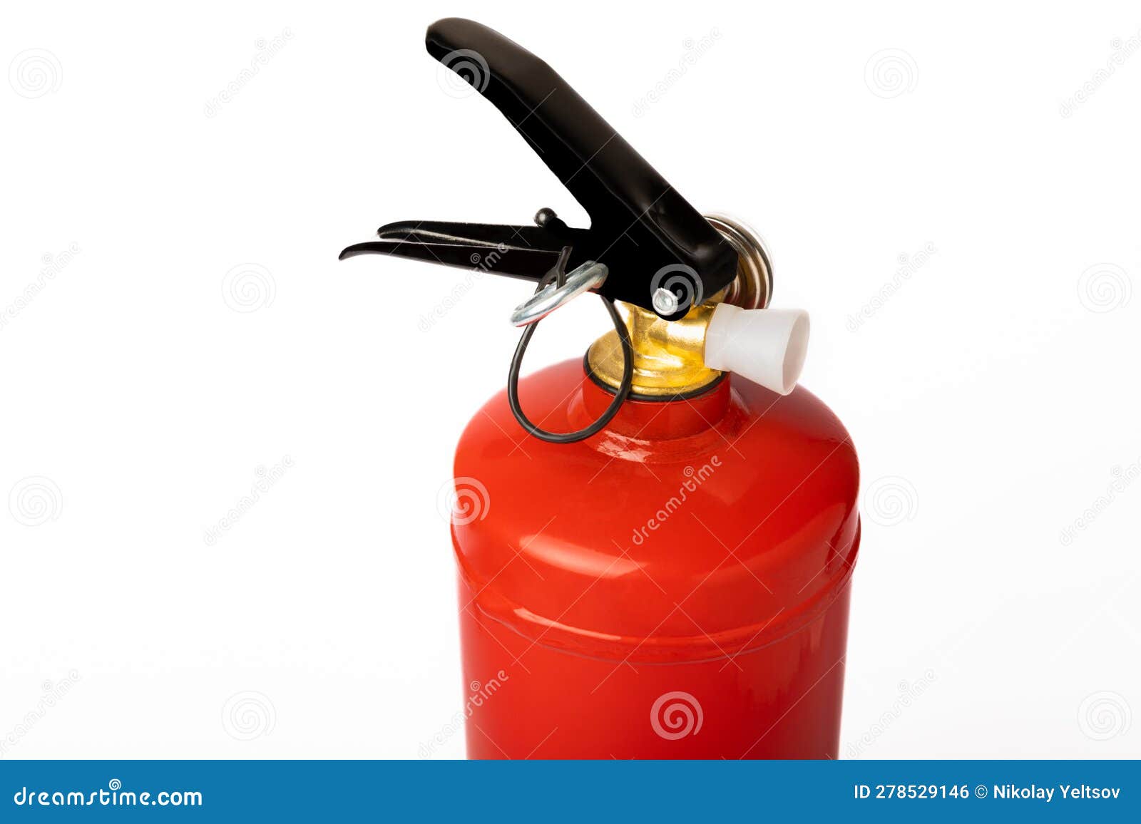 Fire Extinguisher on Background. Stock Photo - Image of grey, foam ...