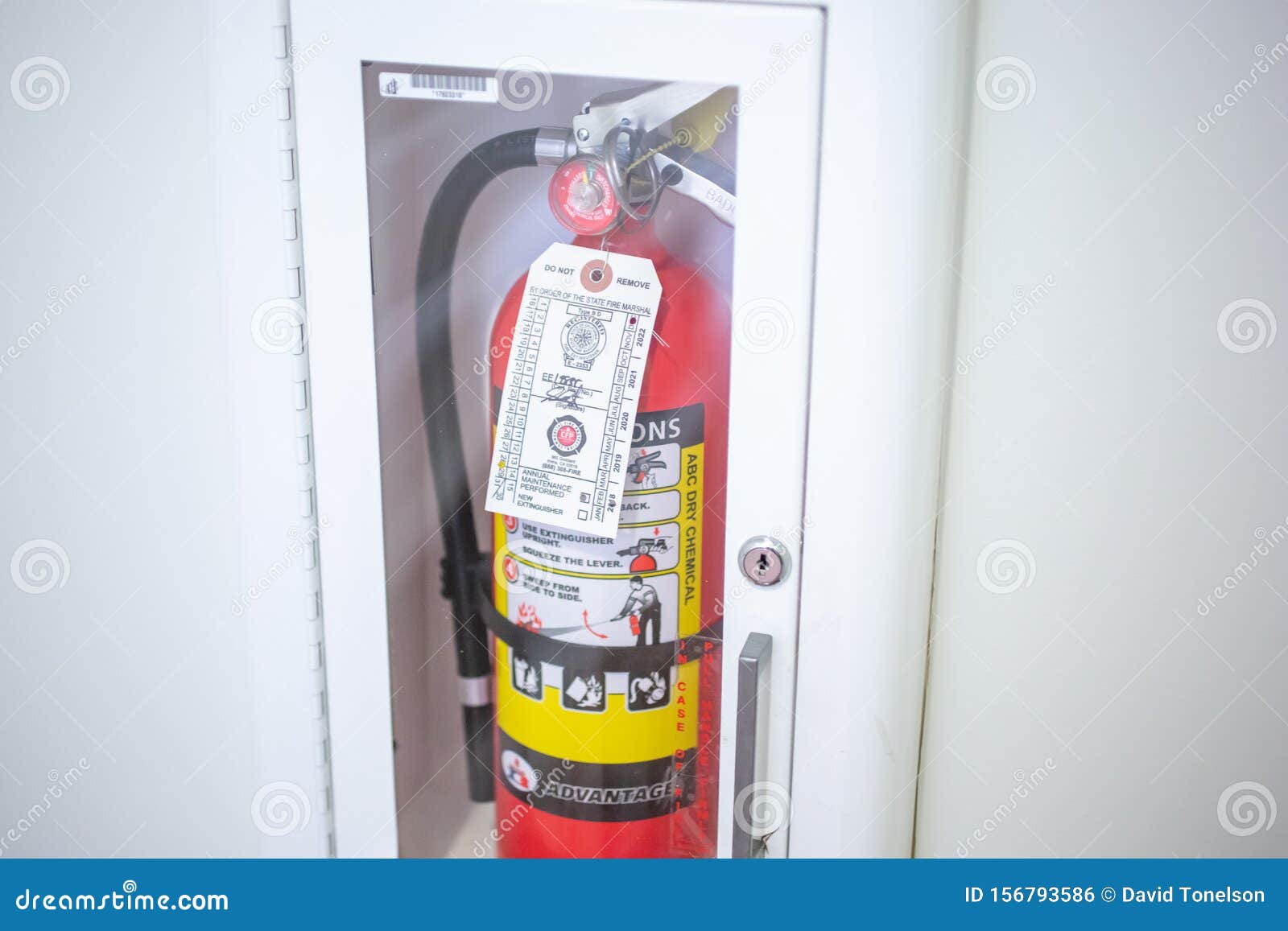 Fire Extinguisher in a Case Editorial Photo - Image of heat, flammable ...