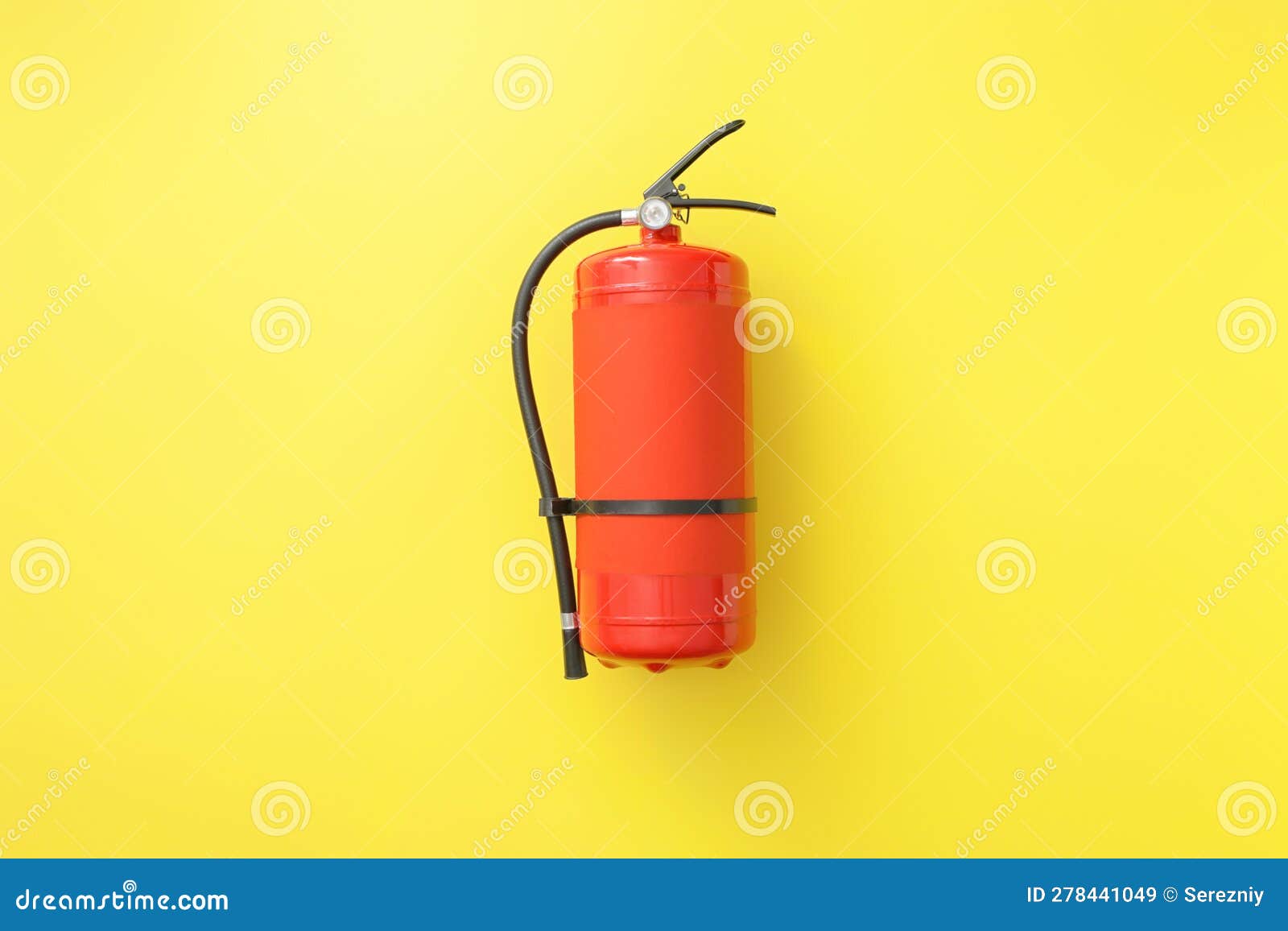 Fire Extinguisher on Color Background Stock Image - Image of emergency ...