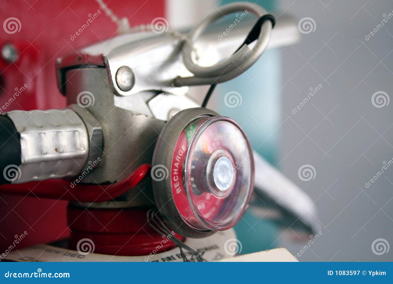 Fire Extinguisher handle stock image. Image of extinguisher - 1083597