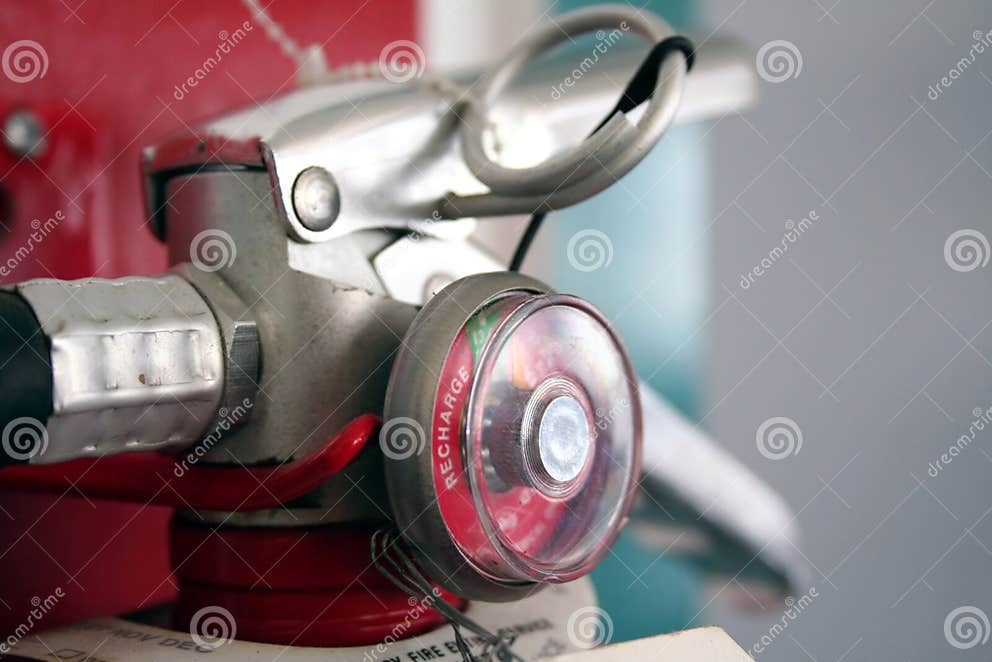 Fire Extinguisher handle stock image. Image of extinguisher - 1083597