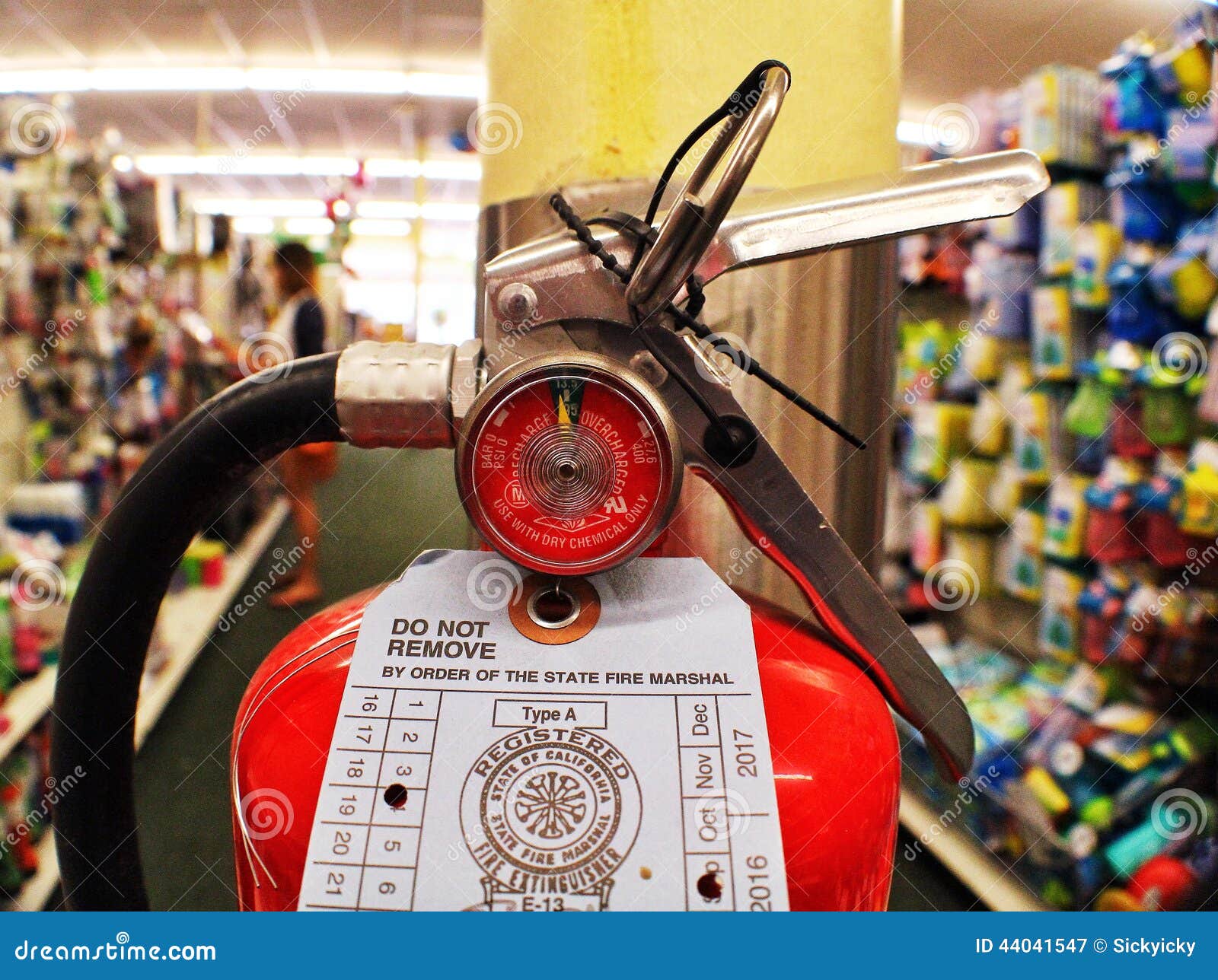 Fire extinguisher stock image. Image of retail, fire - 44041547