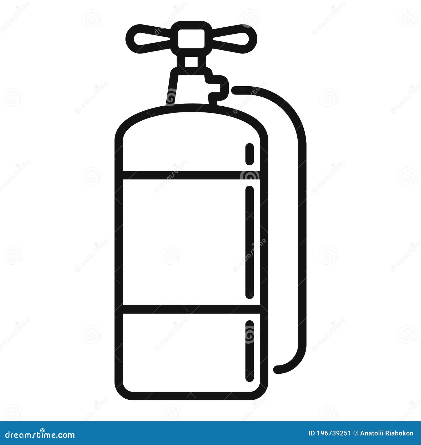 Fire Extinguisher Security Icon, Outline Style Stock Vector ...