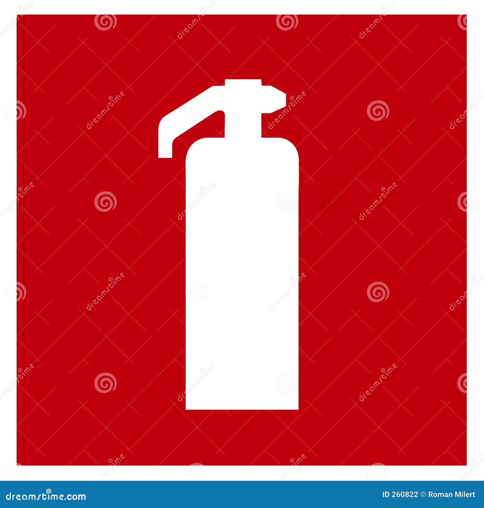 Fire extinguisher symbol stock illustration. Illustration of symbol ...