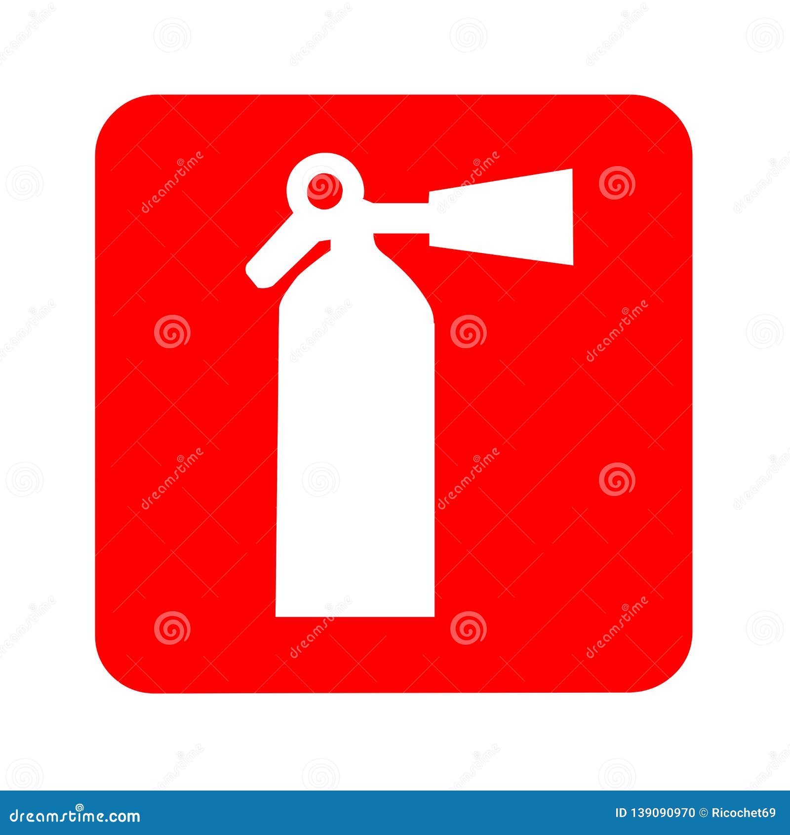 Fire Extinguisher Symbol Icon Stock Illustration - Illustration of ...