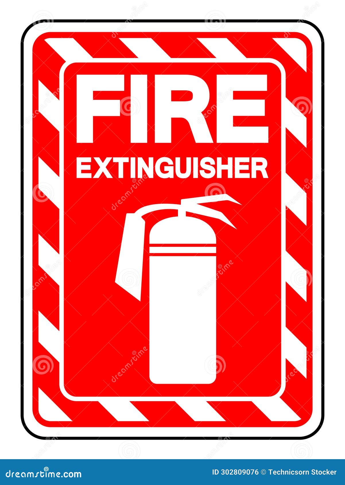 Fire Extinguisher Symbol Sign, Vector Illustration, Isolate on White ...